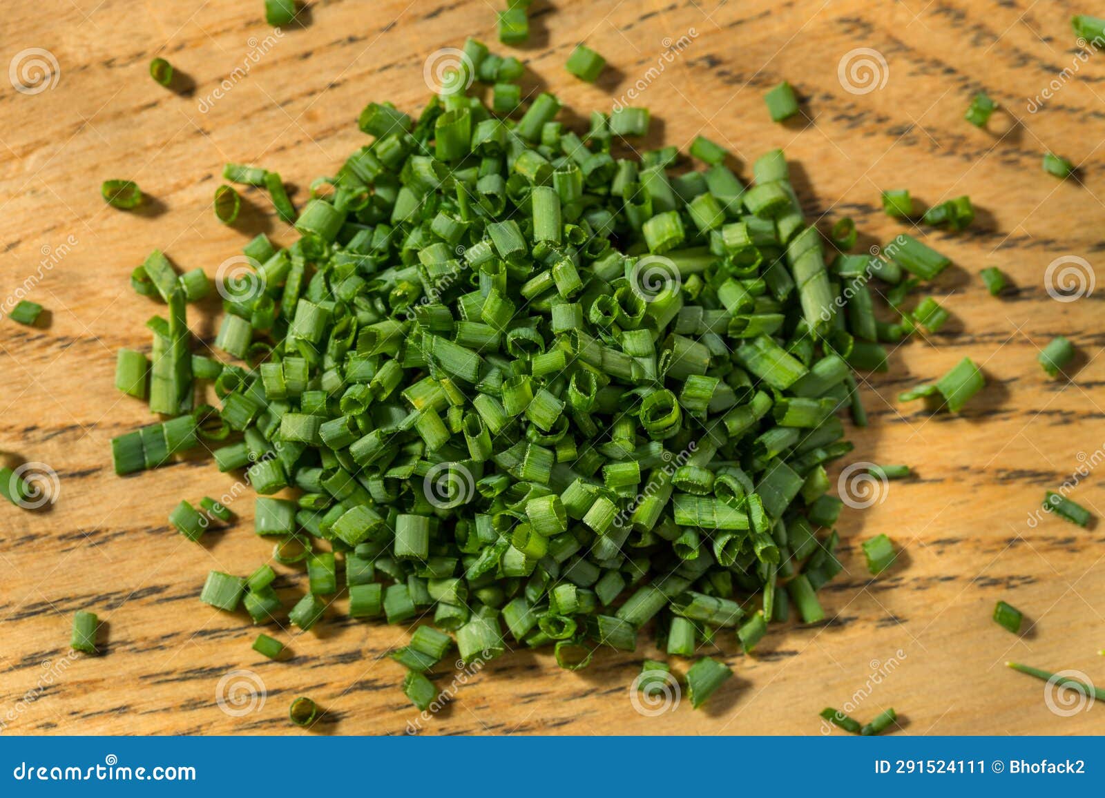 Organic Raw Green Chopped Chives Stock Image - Image of nature, chop ...