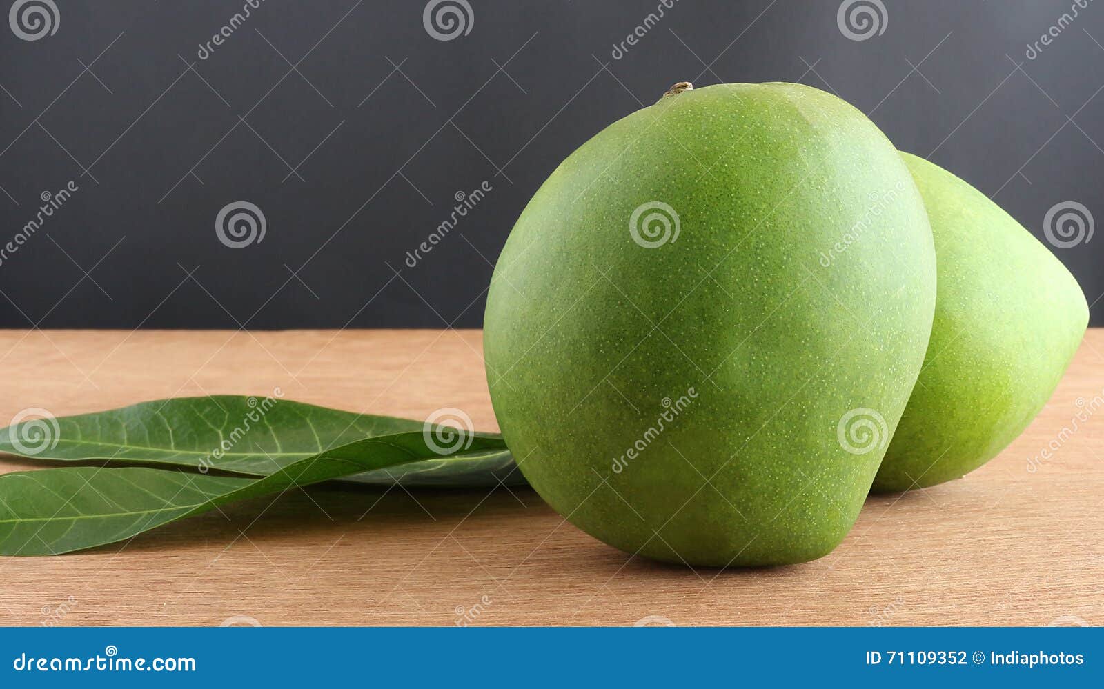Organic Raw Mangoes stock photo. Image of front, black - 71109352