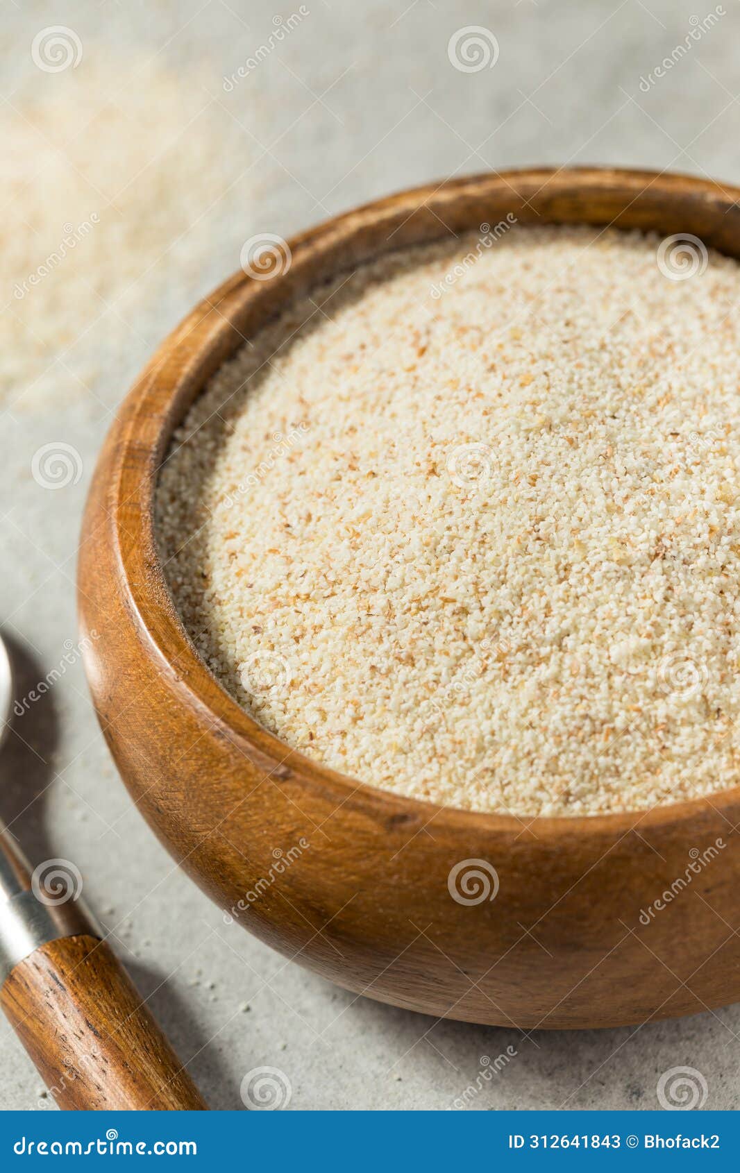 Organic Raw Milled Wheat Farina Grain Stock Image - Image of farina ...