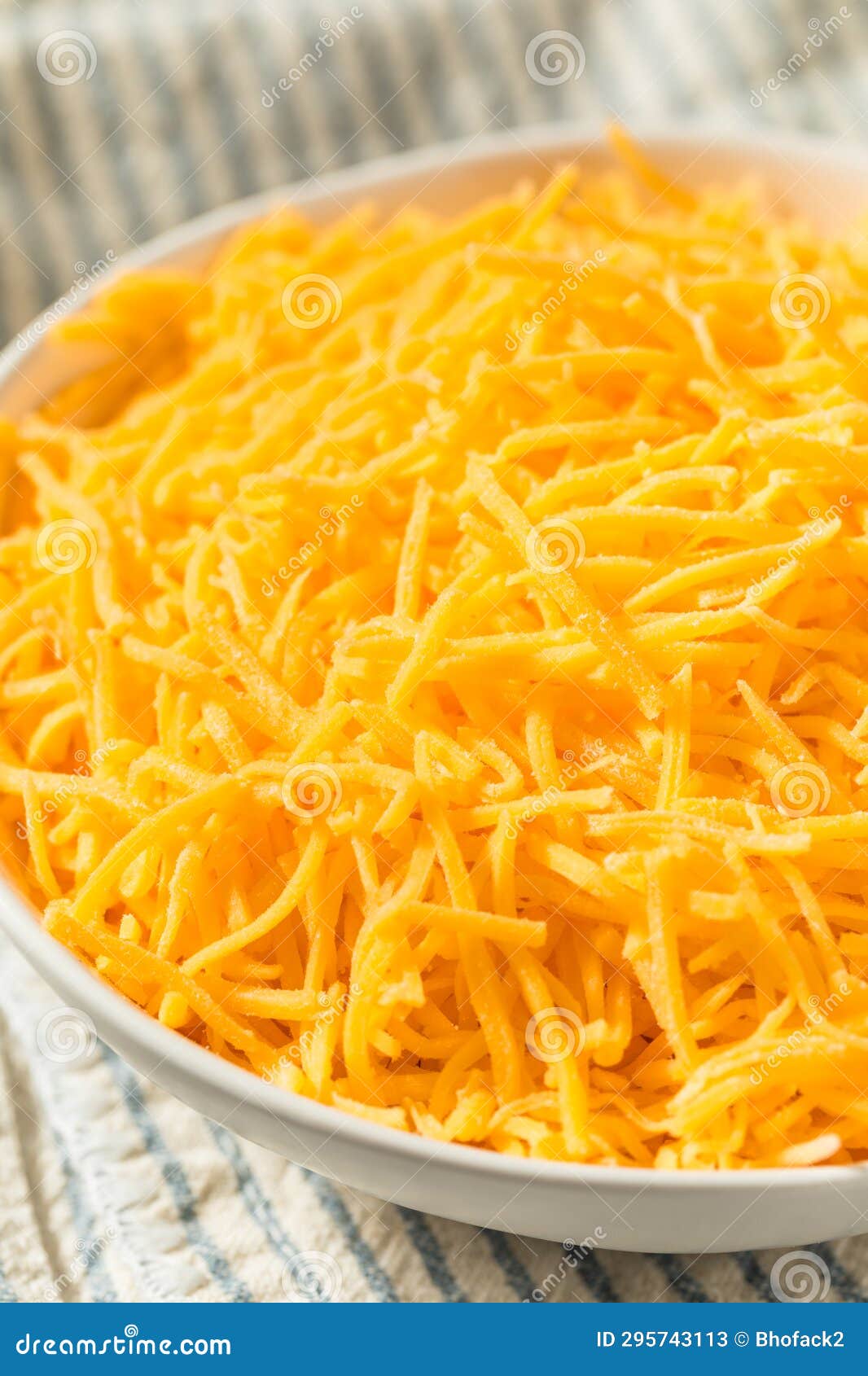 Organic Raw Shredded Cheddar Cheese Stock Image - Image of dairy ...