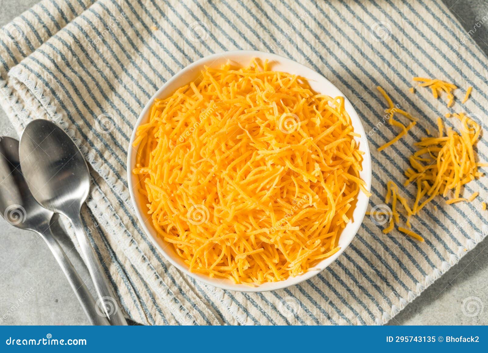 Organic Raw Shredded Cheddar Cheese Stock Image - Image of italian ...