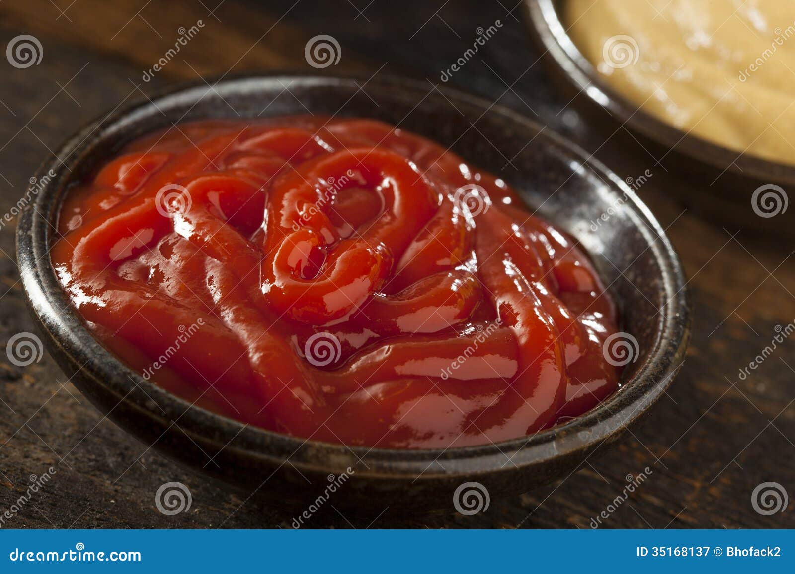 Organic Red Ketchup Sauce stock image. Image of pepper - 35168137