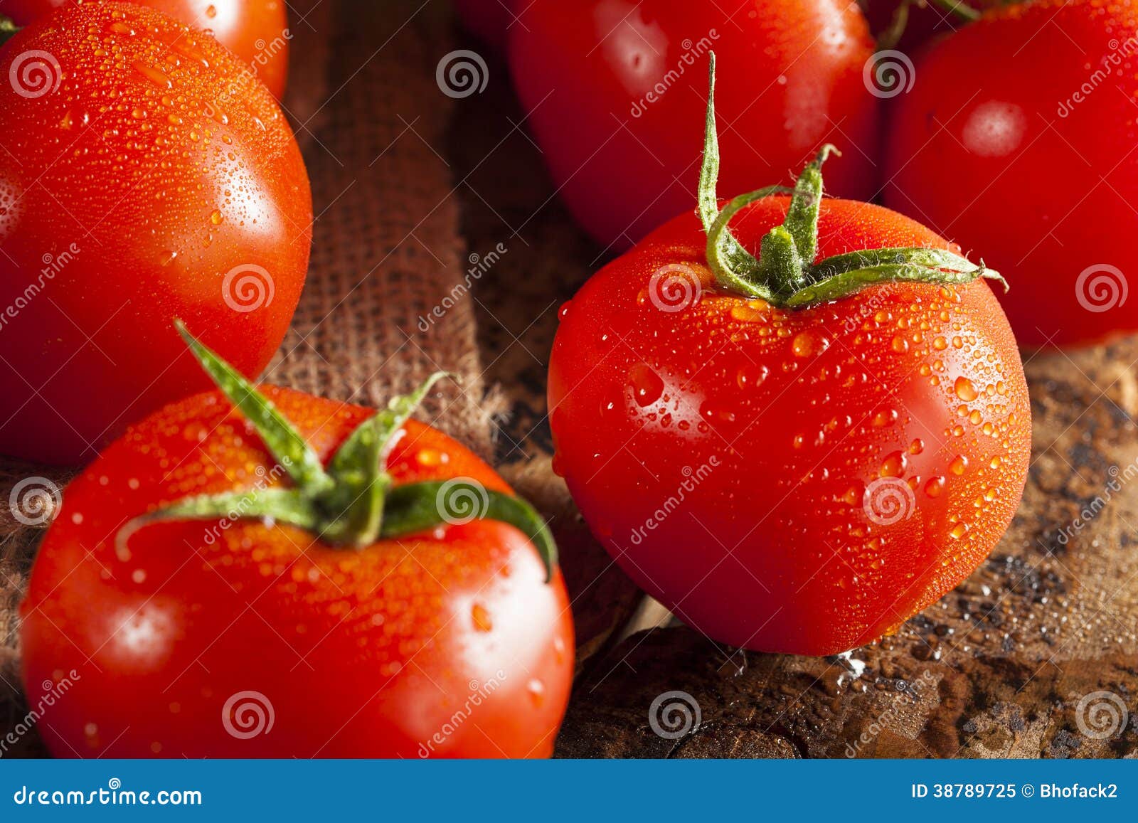Organic Red Ripe Tomatoes stock image. Image of tomatoes - 38789725