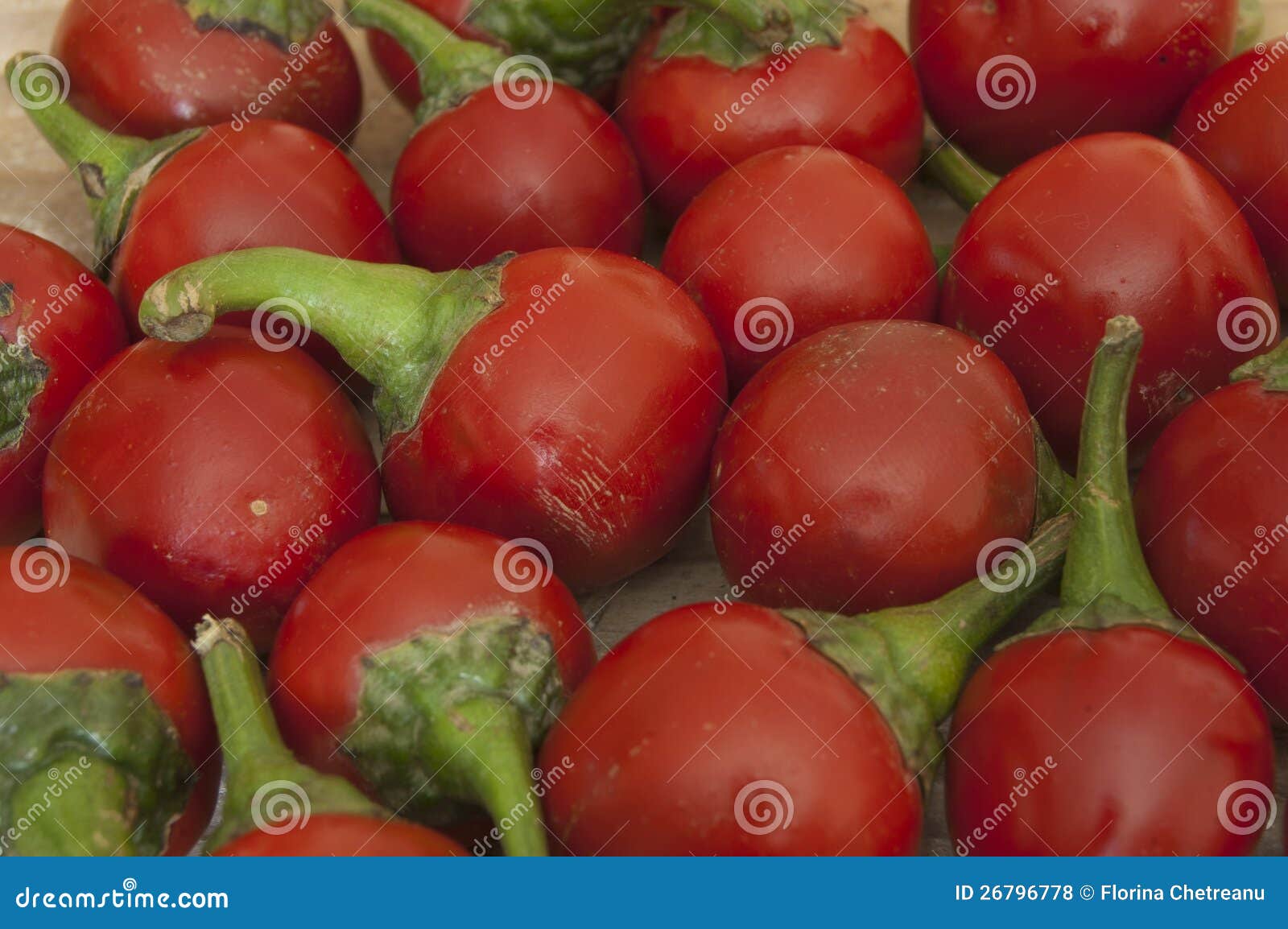 Organic Red Round Chilli Background Stock Photo - Image of organic ...