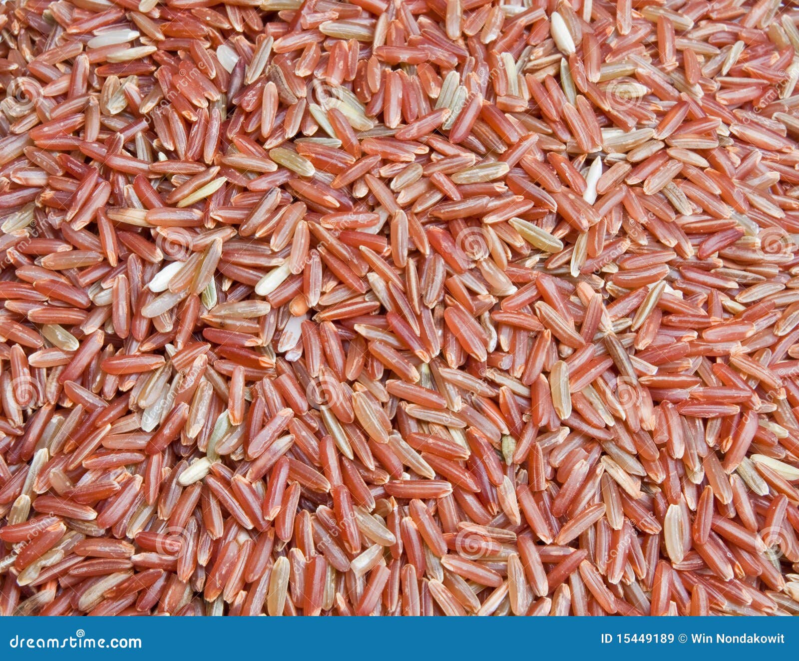 Organic Red Thai Jasmine Rice Stock Image - Image of healthy, soft ...