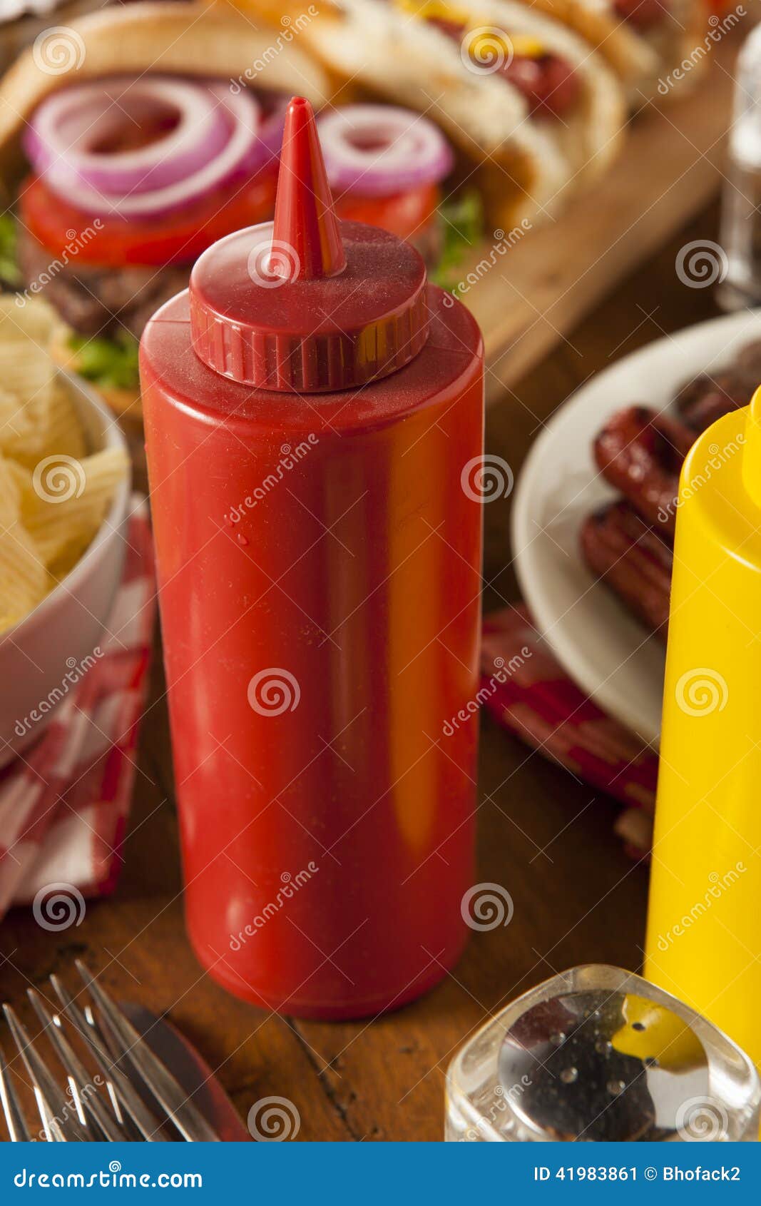 Organic Red Tomato Ketchup stock image. Image of spice - 41983861
