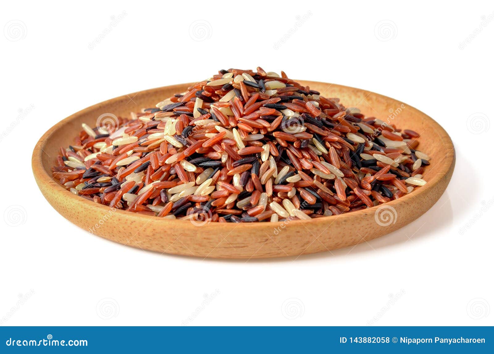 Organic rice, Mixed rice stock photo. Image of white - 143882058