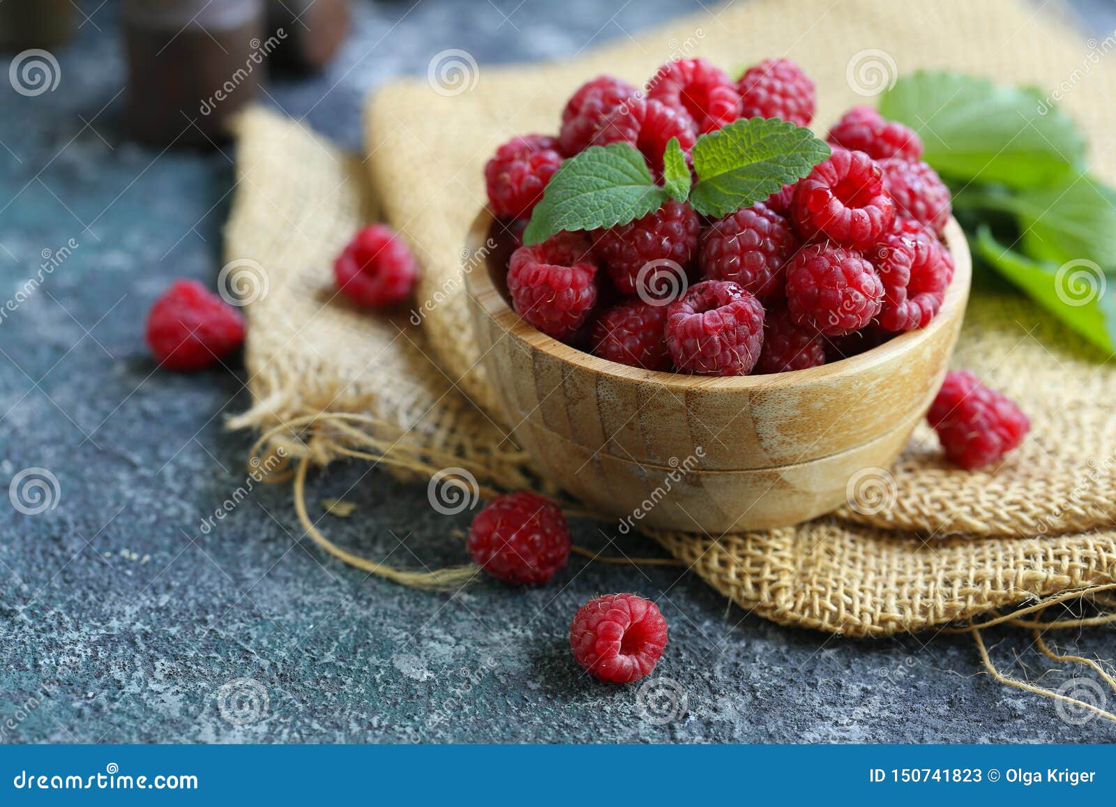 Sweet raspberries stock image. Image of wooden, natural - 150741823