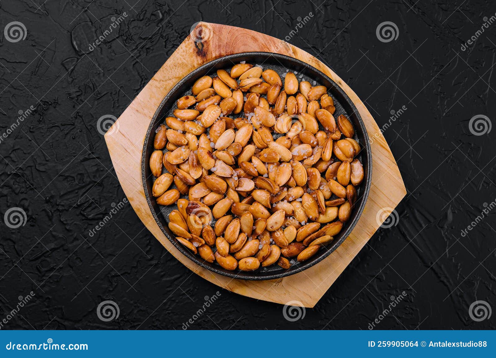 Organic Roasted Salty Peanuts in a Pan Stock Photo - Image of snack ...
