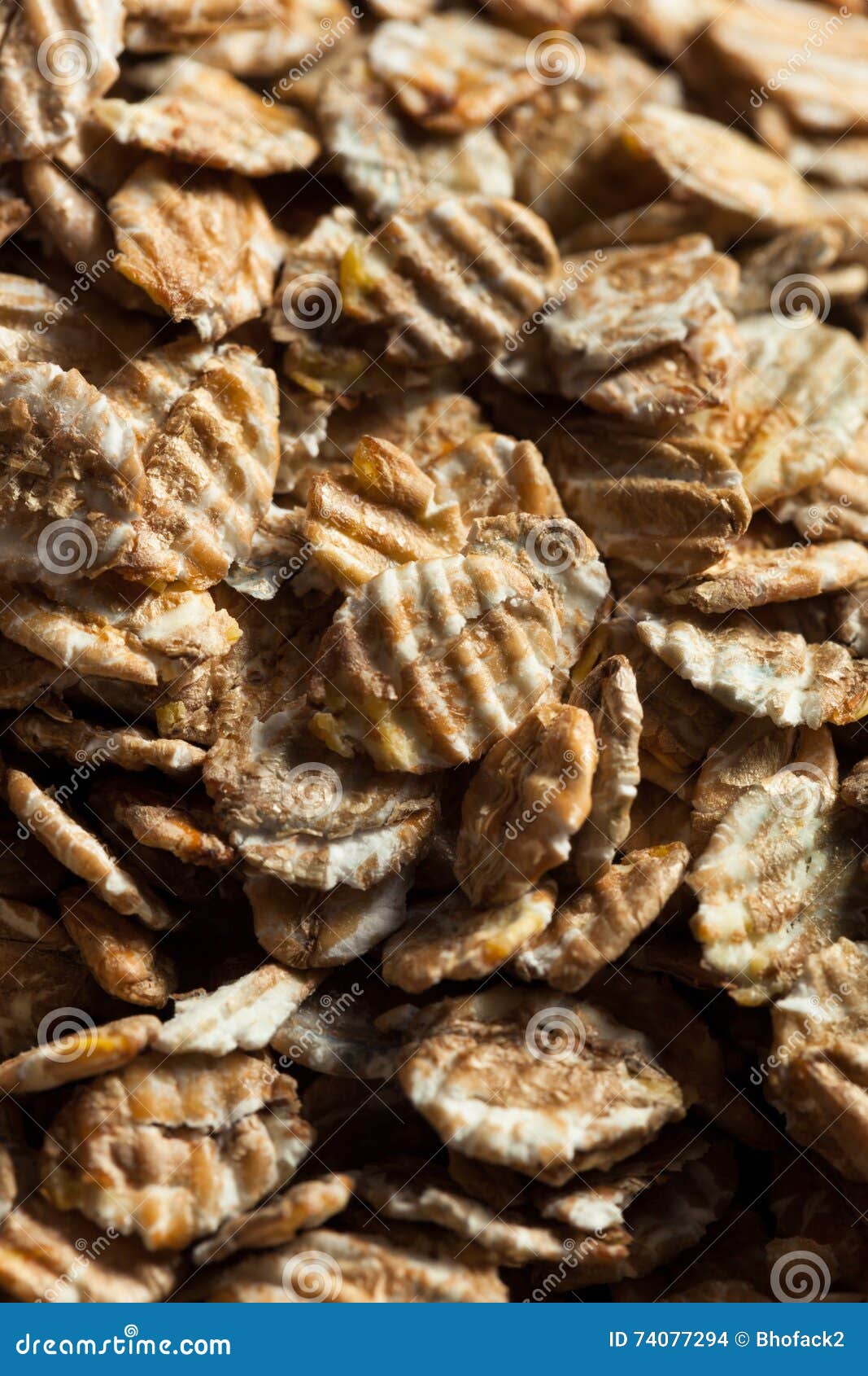 Organic Rolled Rye Flakes stock photo. Image of heap - 74077294