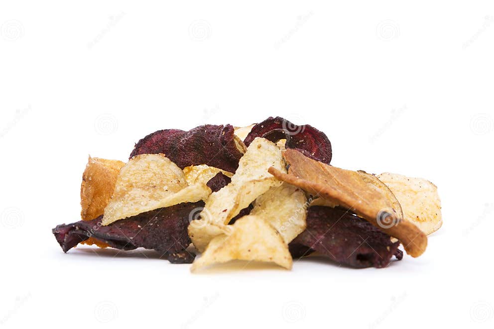 Organic Root Vegetable Crisps Stock Image - Image of organic, vegetable ...