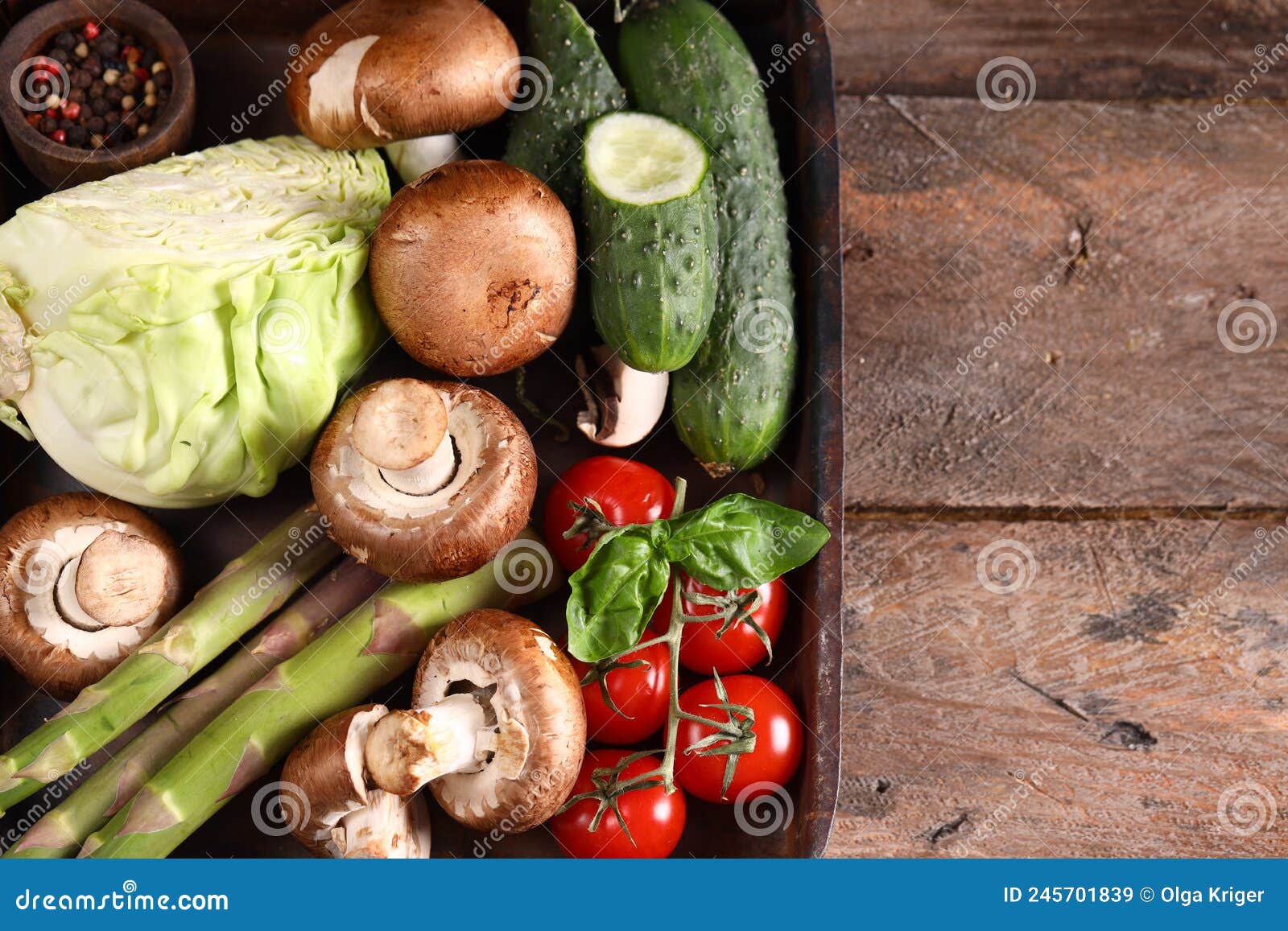 Organic rustic vegetables stock image. Image of food - 245701839