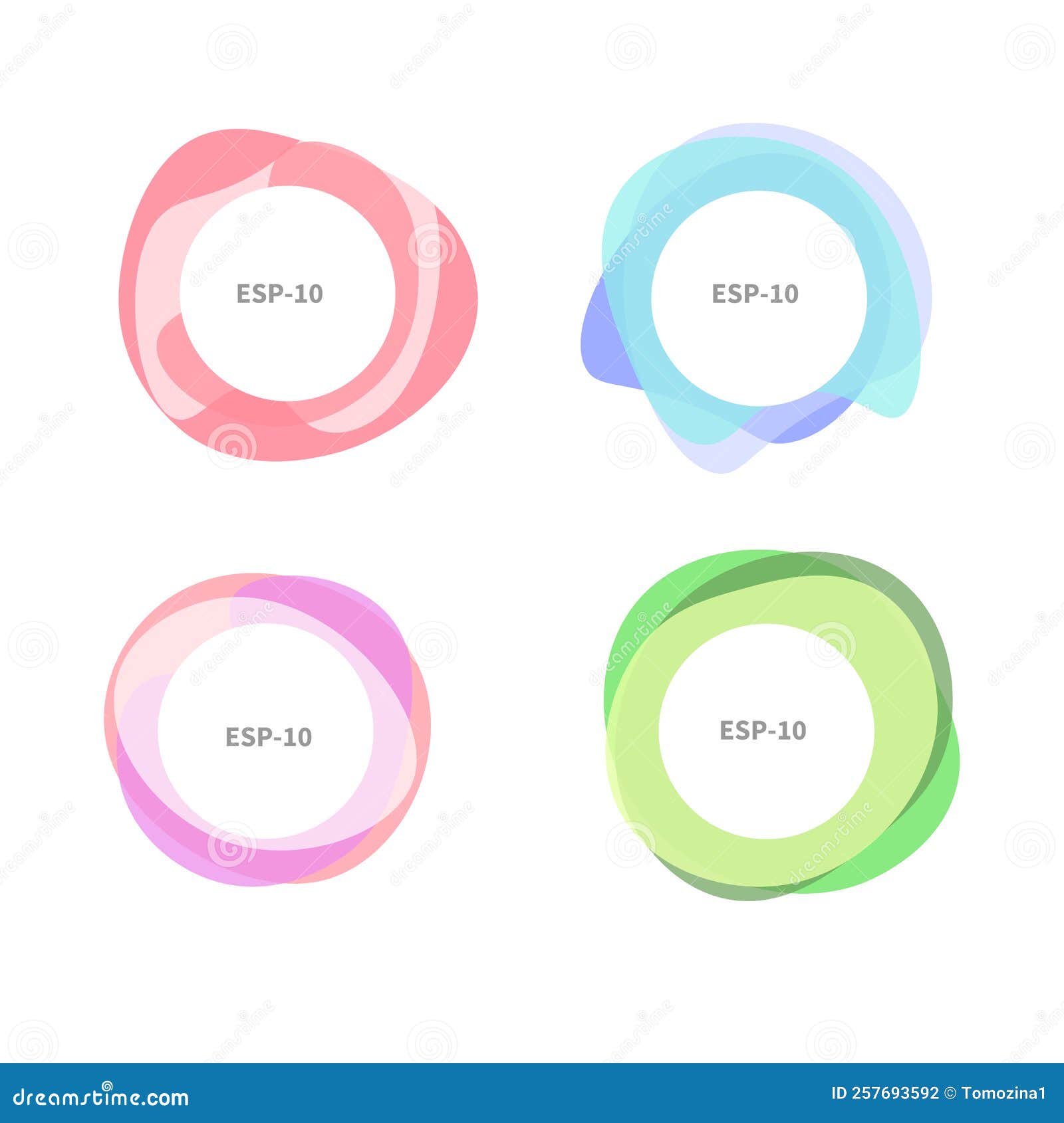 Organic Shape, Abstract Frame, Geometric Border Stock Vector ...