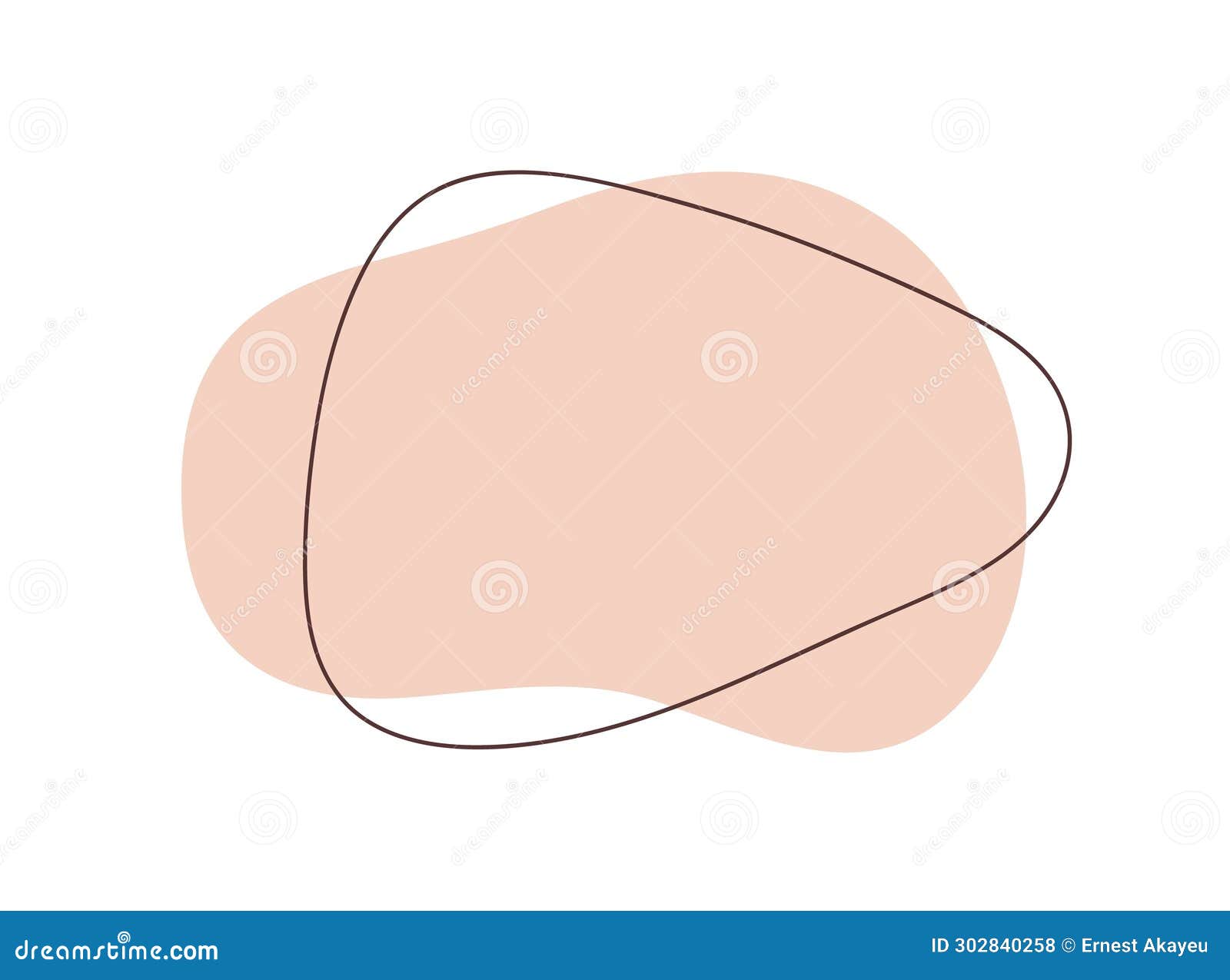 Organic Shape, Line, Abstract Background Design. Natural Fluid Elements ...