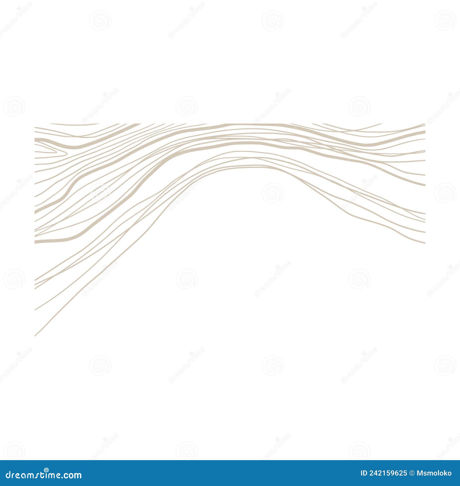 Organic Shape Linear Doodle Illustration Stock Vector - Illustration of ...