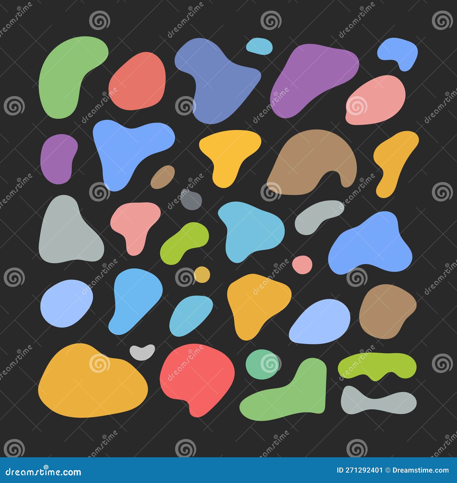 Organic Shapes. Color Various Blotch, Abstract Irregular Random Blobs ... Organic Shapes. Color Various Blotch, Abstract Irregular Random Blobs ...
