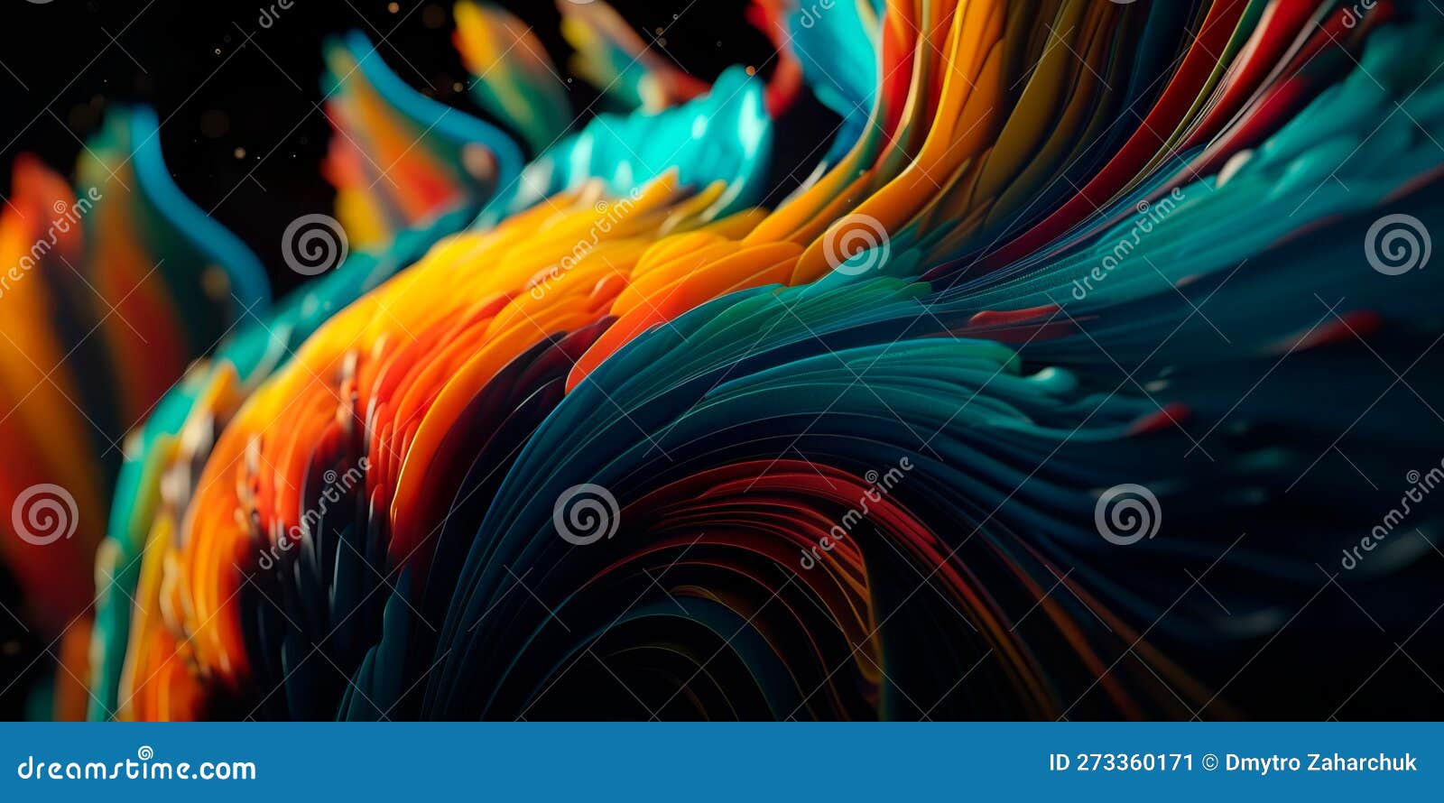 Organic Shapes and Flowing Lines.Generative AI Stock Illustration ...