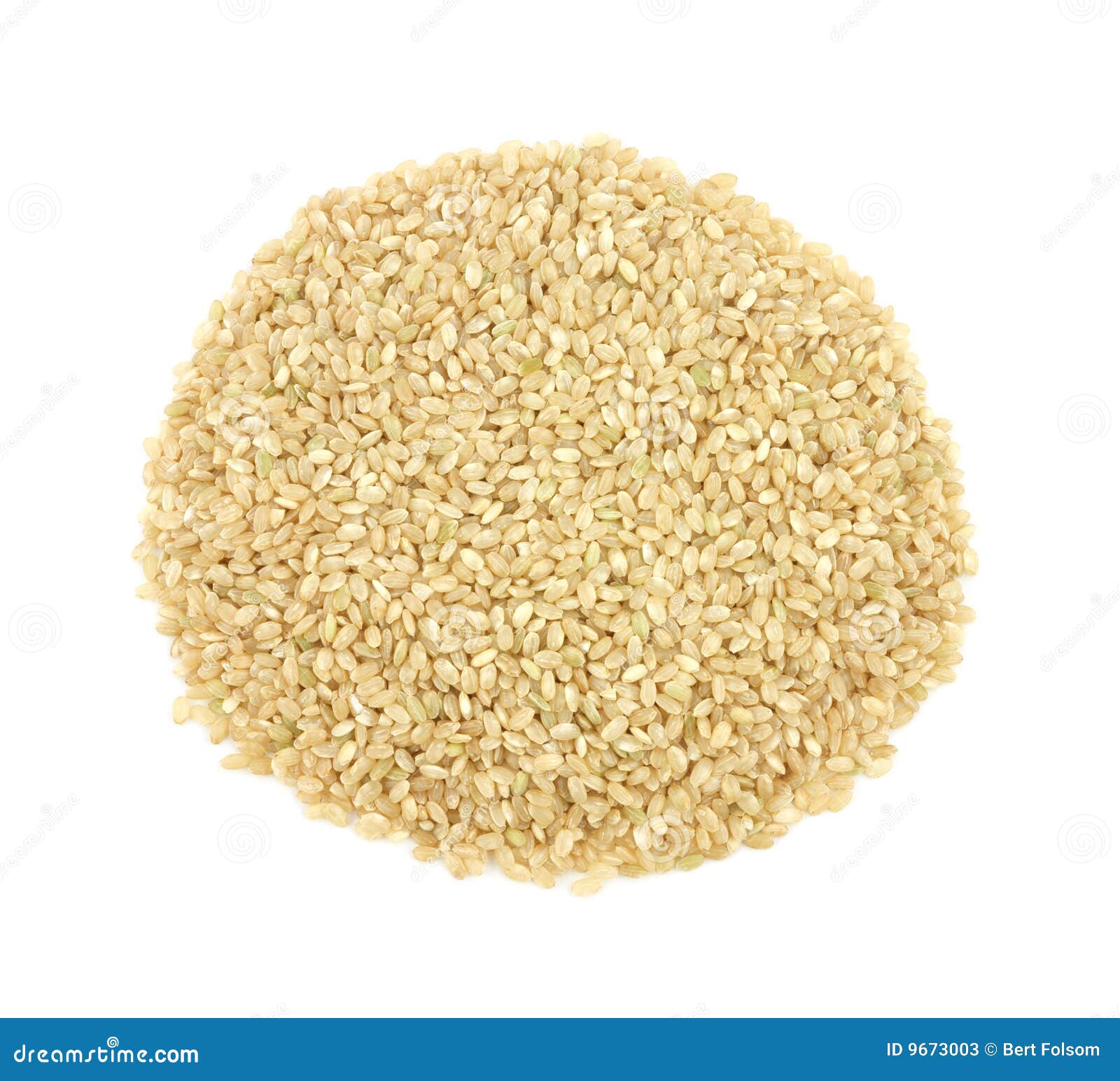 Organic short brown rice stock image. Image of product - 9673003