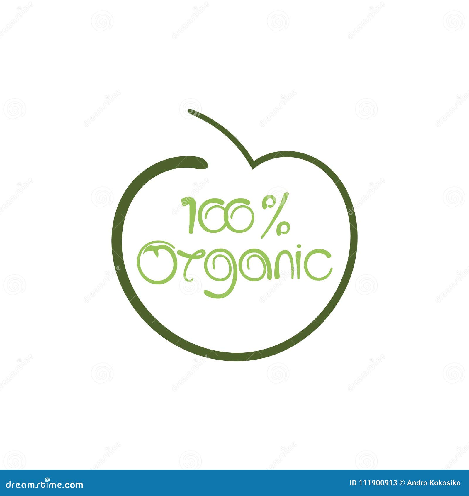 Organic Sign. Vector Illustration Stock Vector - Illustration of design ...