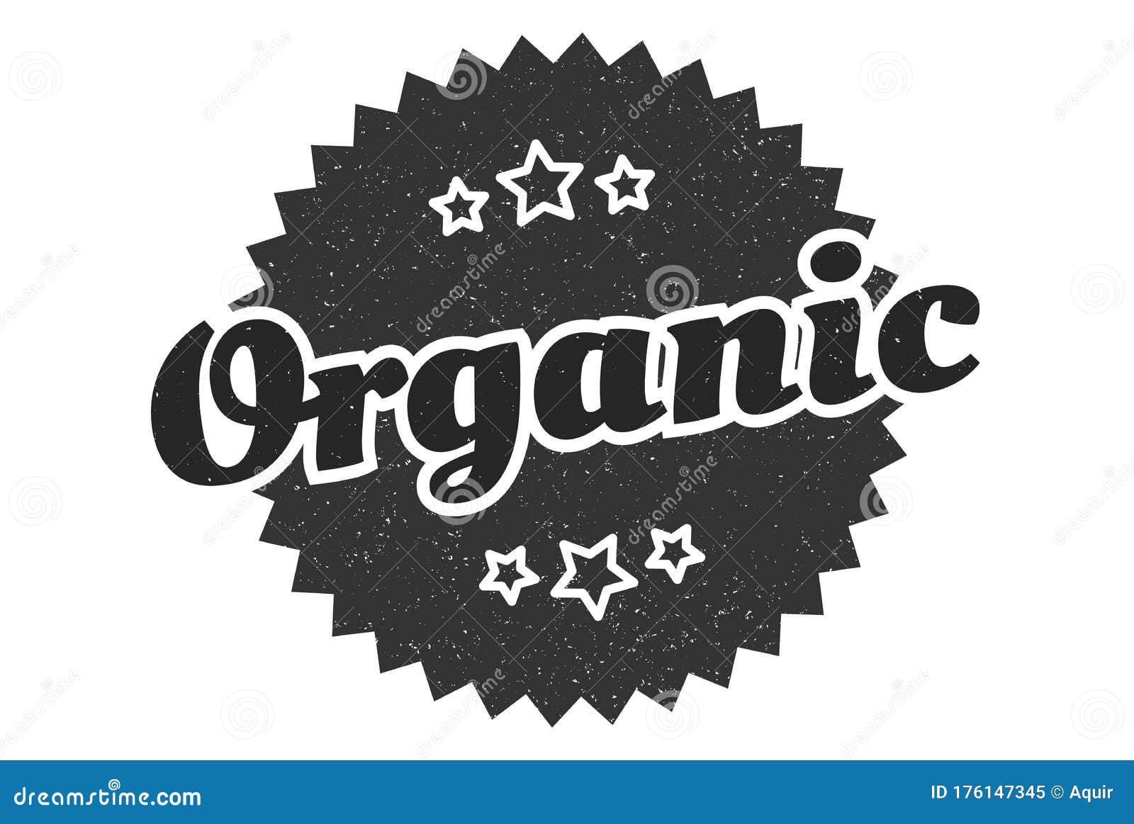 Organic Sign. Organic Vintage Retro Label Stock Vector - Illustration ...