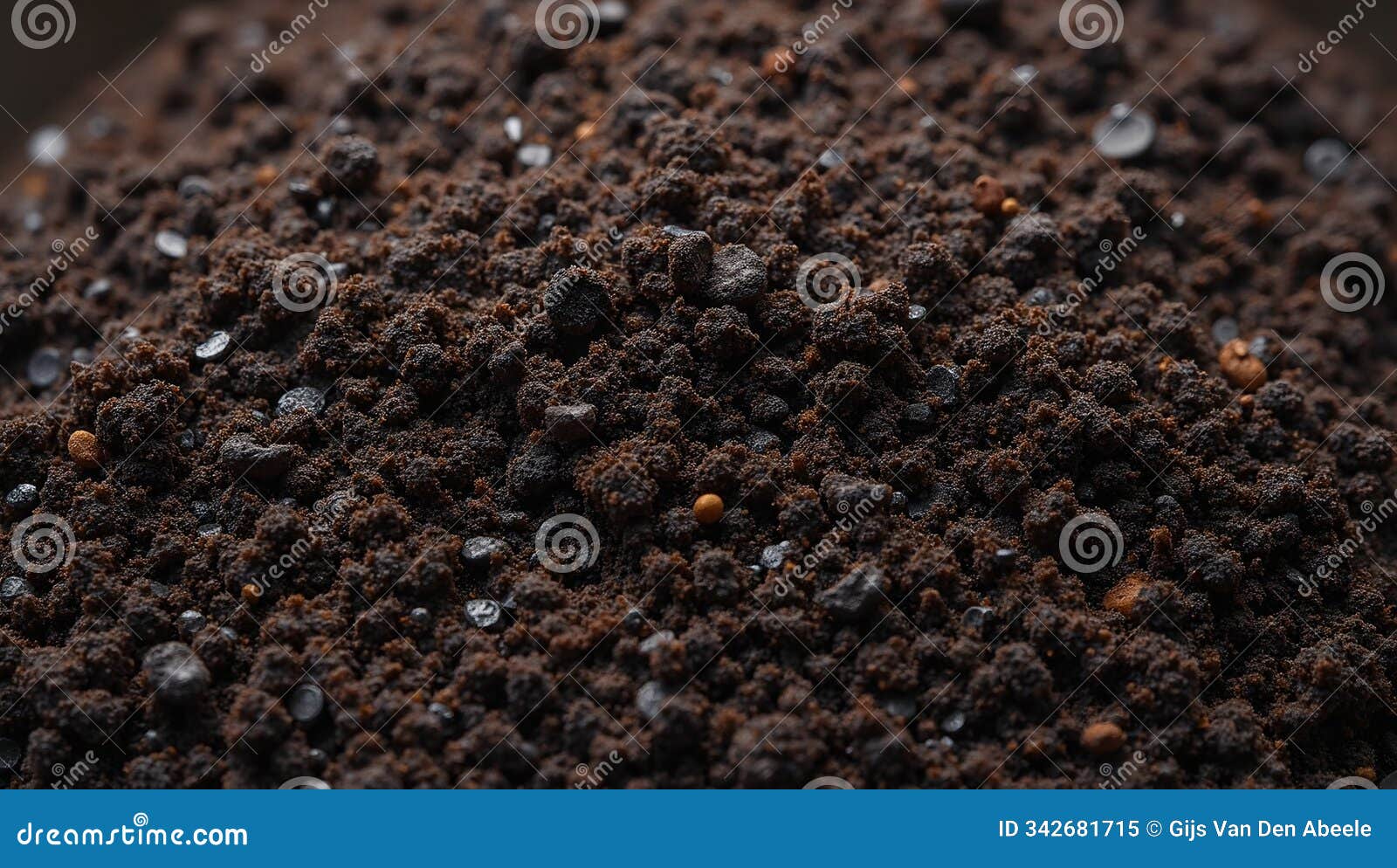 Organic Soil Texture With Tiny Pebbles Natural And Grounding Stock ...
