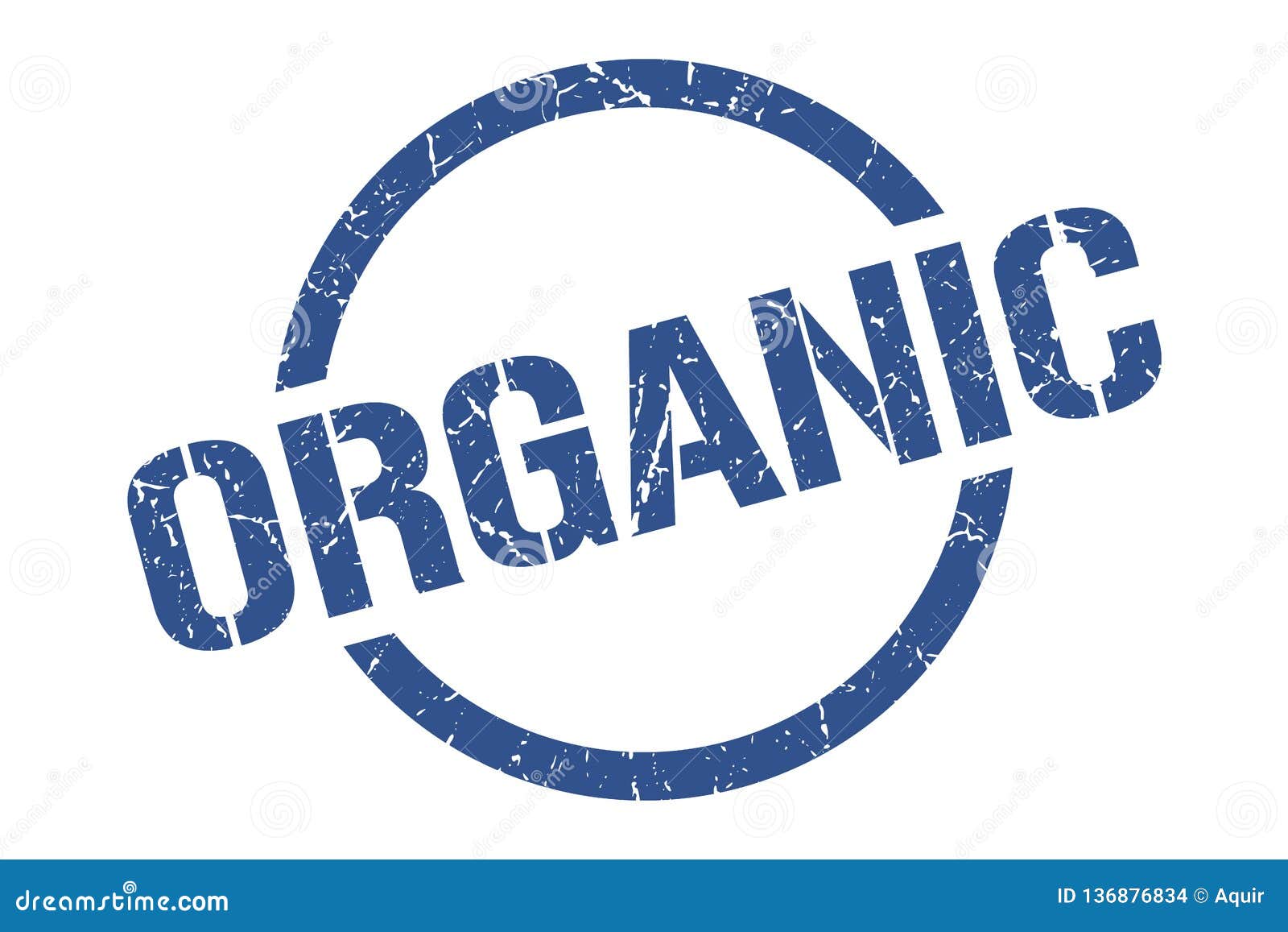 Organic stamp stock vector. Illustration of stencil - 136876834