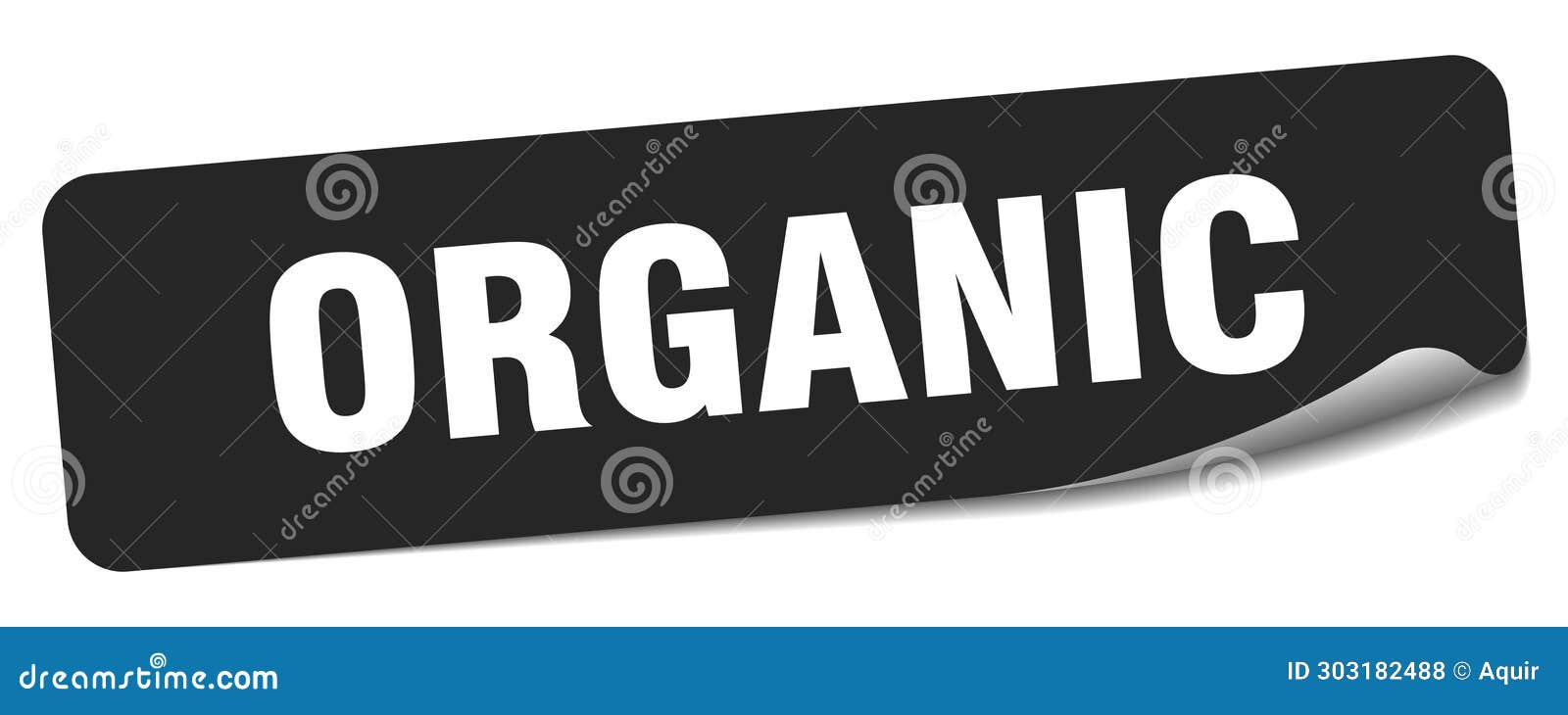 Organic Tag Or Bio Sticker. Vector Sign, Badge | CartoonDealer.com ...