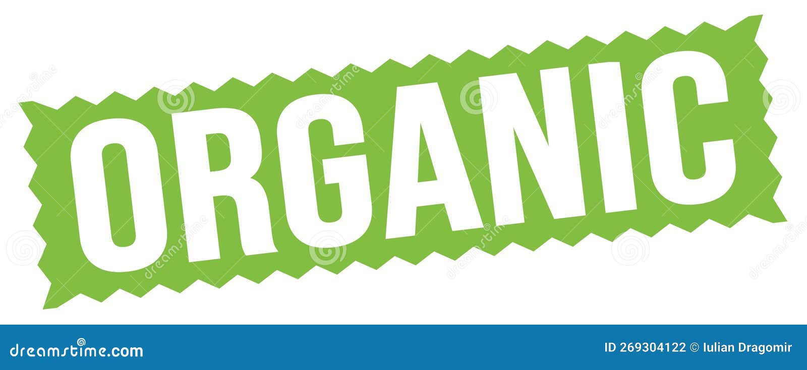 ORGANIC Text Written on Green Stamp Sign Stock Illustration ...