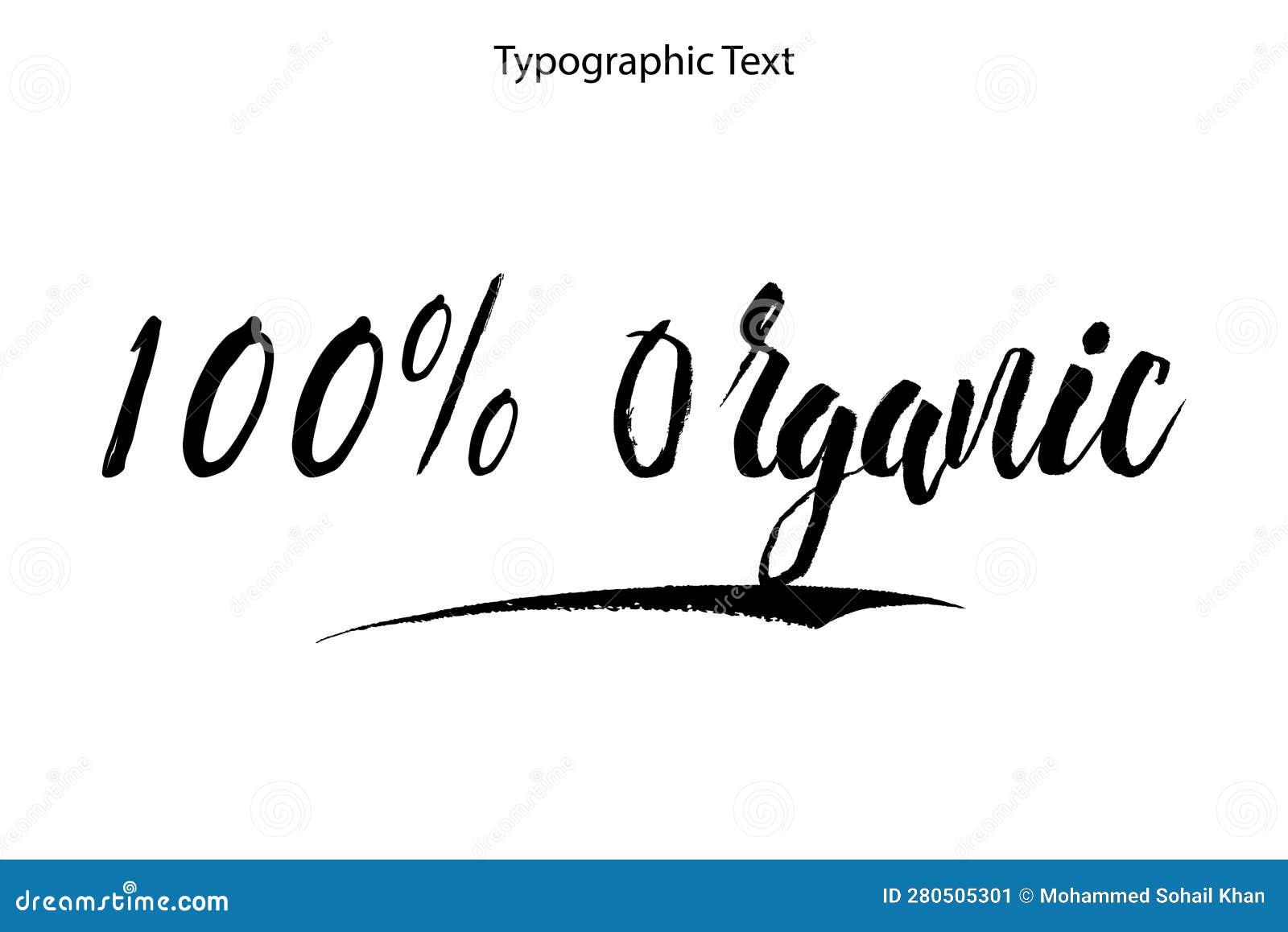 100 Organic Typography Lettering Text Vector Design Quote Stock Vector ...