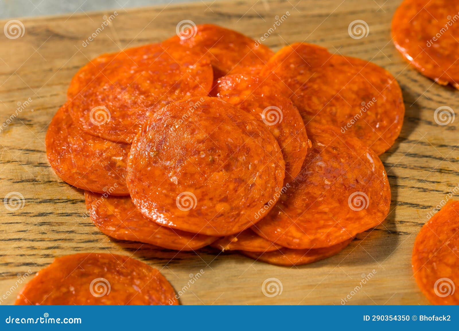 Organic Uncured Pepperoni Slices Stock Photo - Image of homemade ...