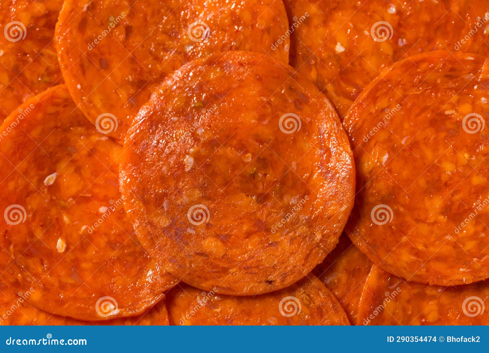 Organic Uncured Pepperoni Slices Stock Photo - Image of spicy, natural ...