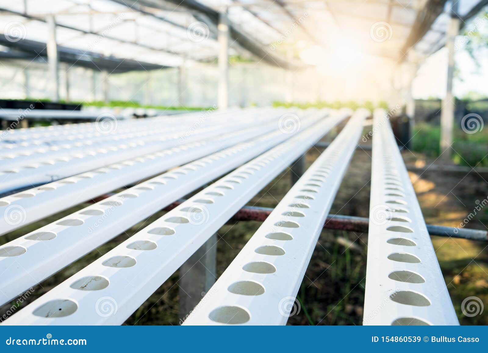 Organic Vegetable Growing Plots. Industrial Concept Stock Image - Image ...