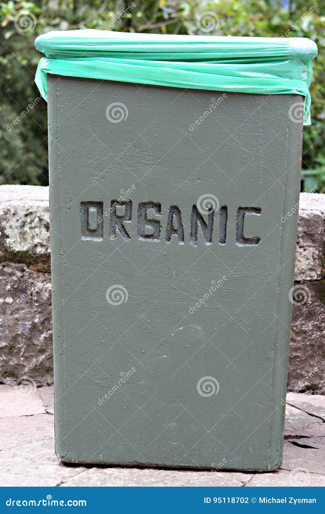 Organic Waste Container stock photo. Image of inorganic - 95118702