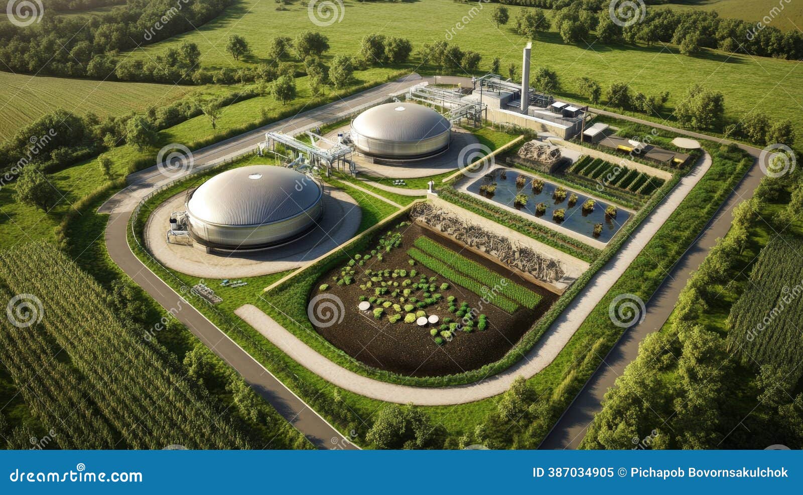 Waste To Energy Process Scheme With Labeled Description Steps Outline ...