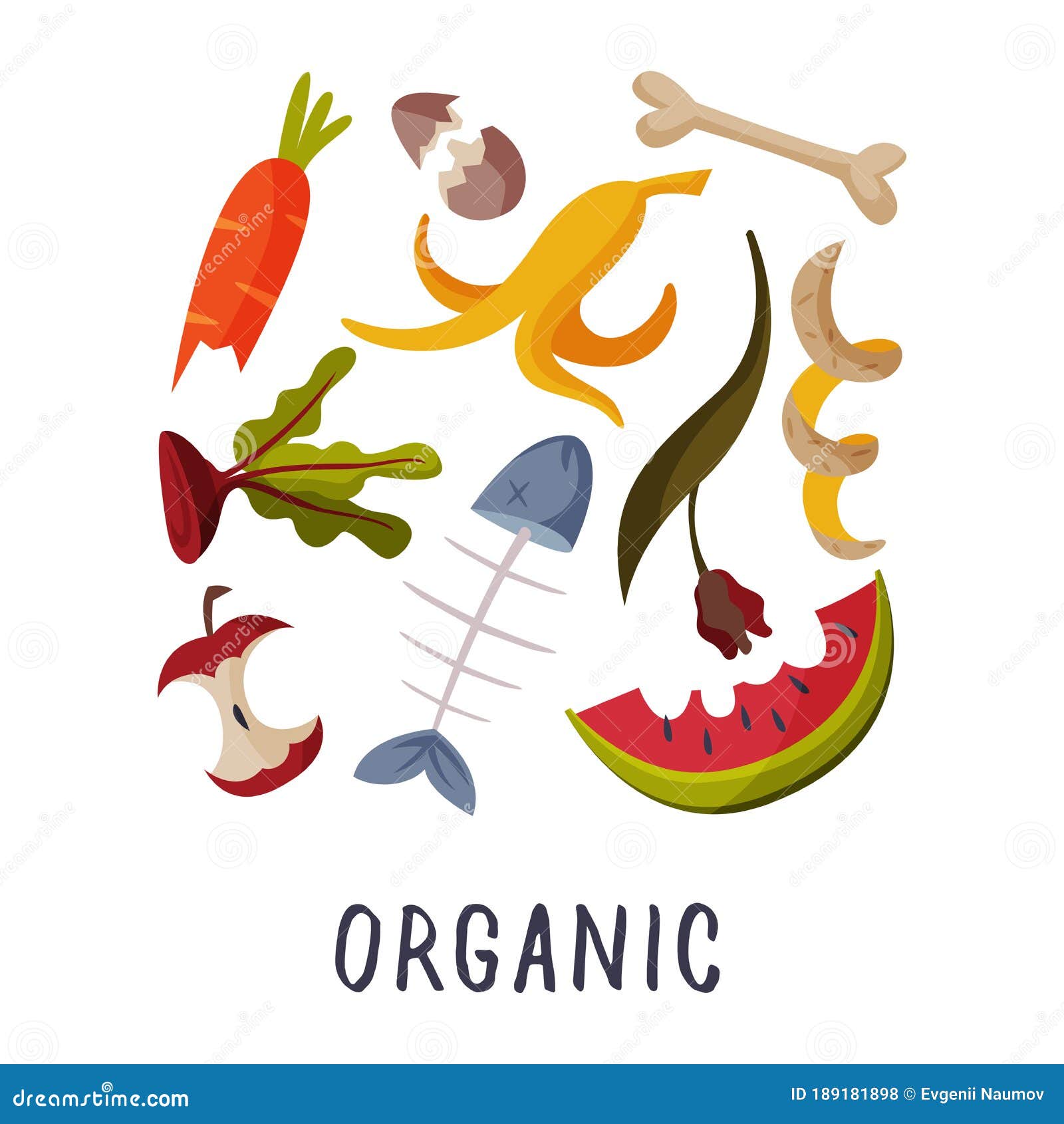 Organic Waste, Garbage Sorting, Segregation and Separation of Rubbish ...