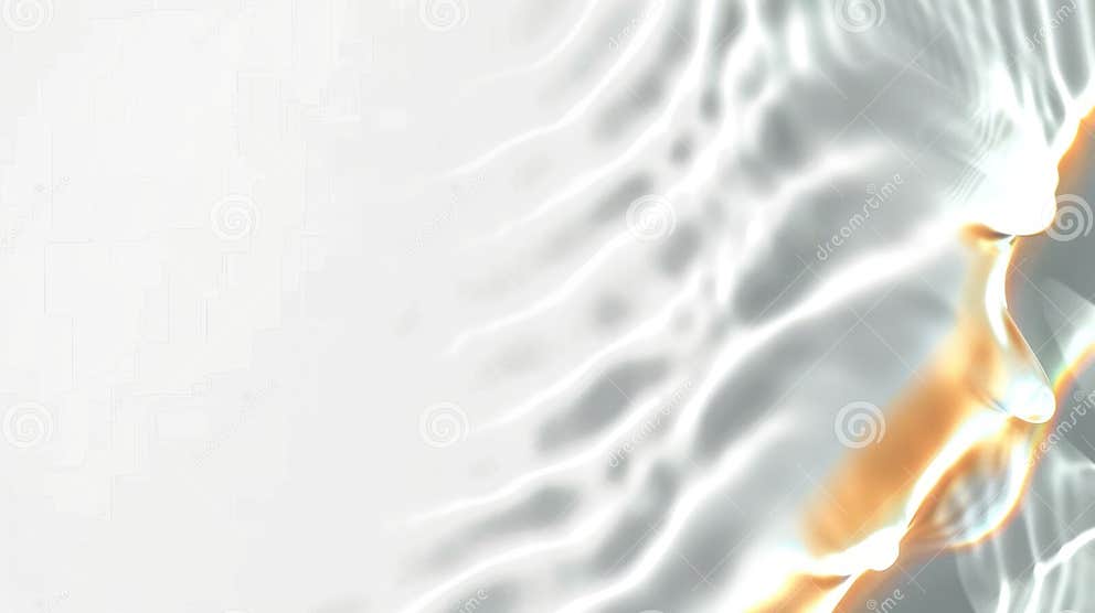 Organic Water Texture Overlay with Diagonal Shadow and Light Caustic ...