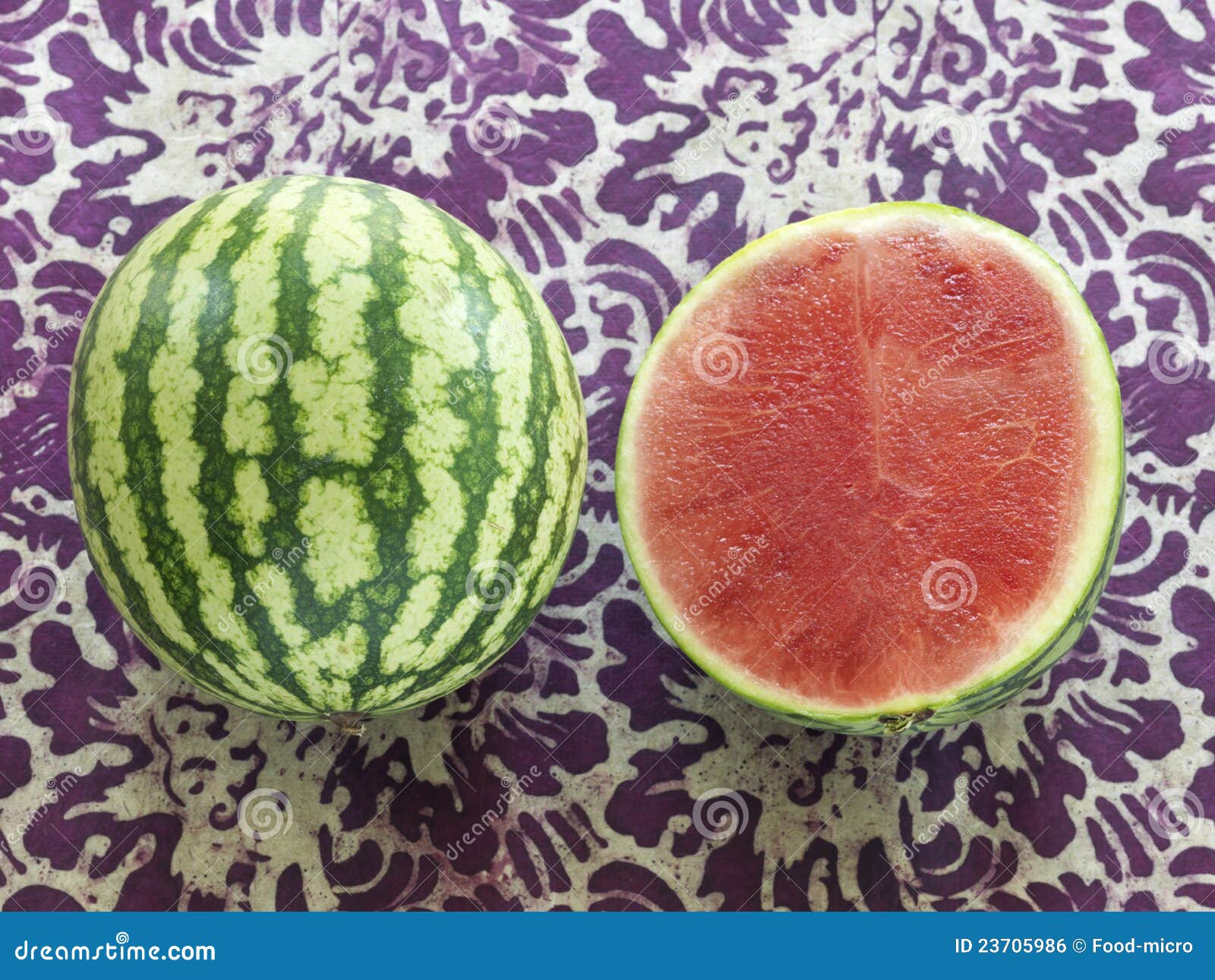 Organic watermelons stock photo. Image of green, fruit - 23705986