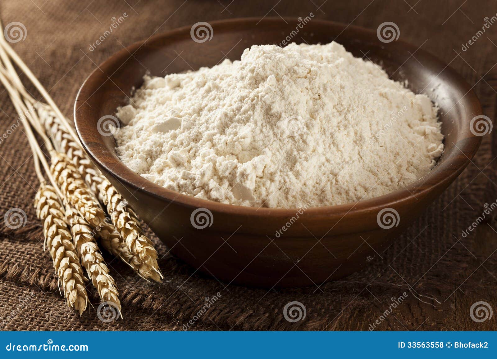 Organic Whole Wheat Flour stock photo. Image of food - 33563558