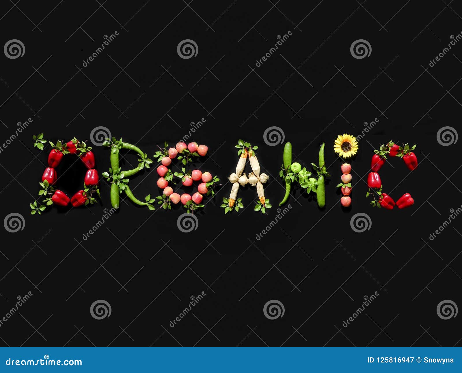 Organic Word Royalty-Free Stock Photography | CartoonDealer.com #106840343