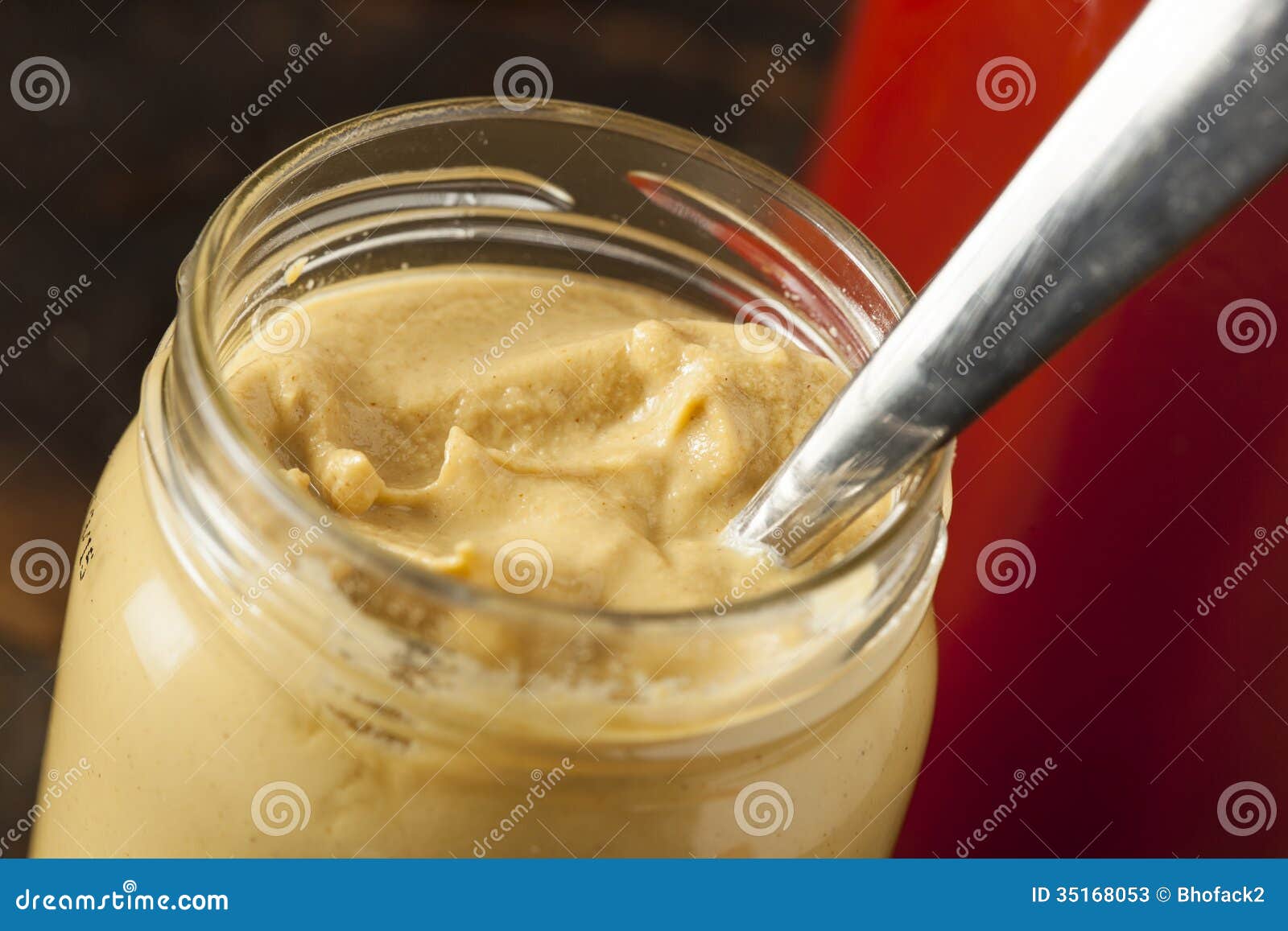 Organic Yellow Mustard Condiment Stock Image - Image of sauce, ketchup ...