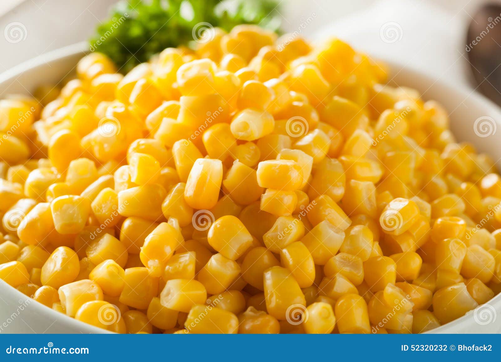 Organic Yellow Steamed Corn Stock Photo - Image of golden, cooked: 52320232