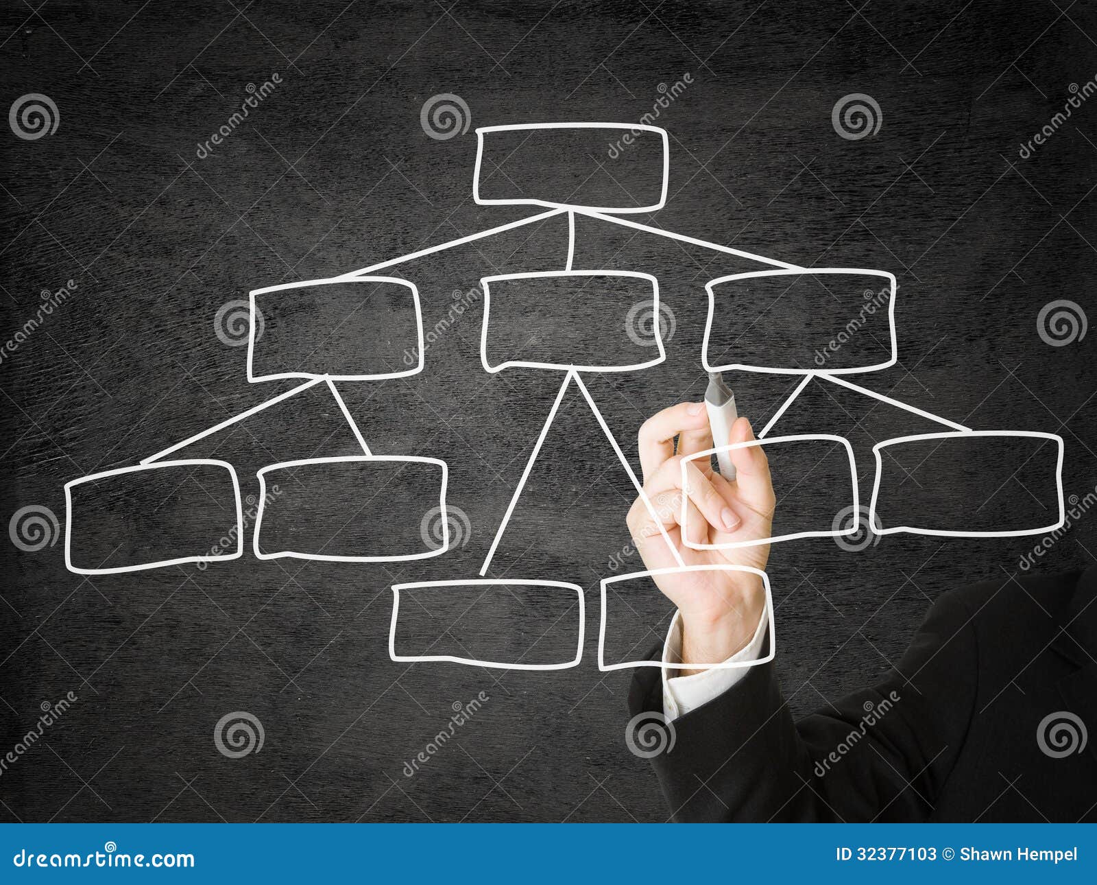 Organigram stock image. Image of whiteboard, business - 32377103