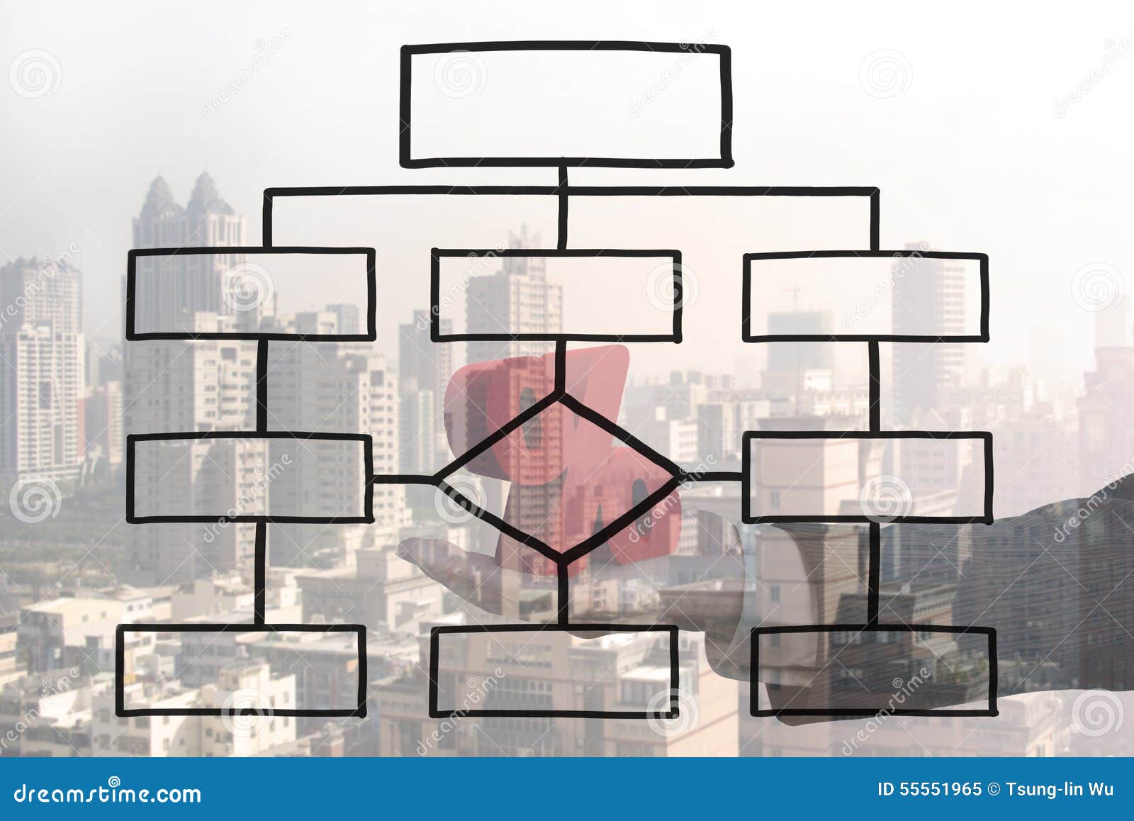 Organigramme blanc illustration stock. Illustration du compagnie - 55551965