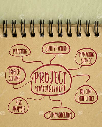 Organigramme De Gestion De Projet Ou Carte Mentale Esquisse Concept D