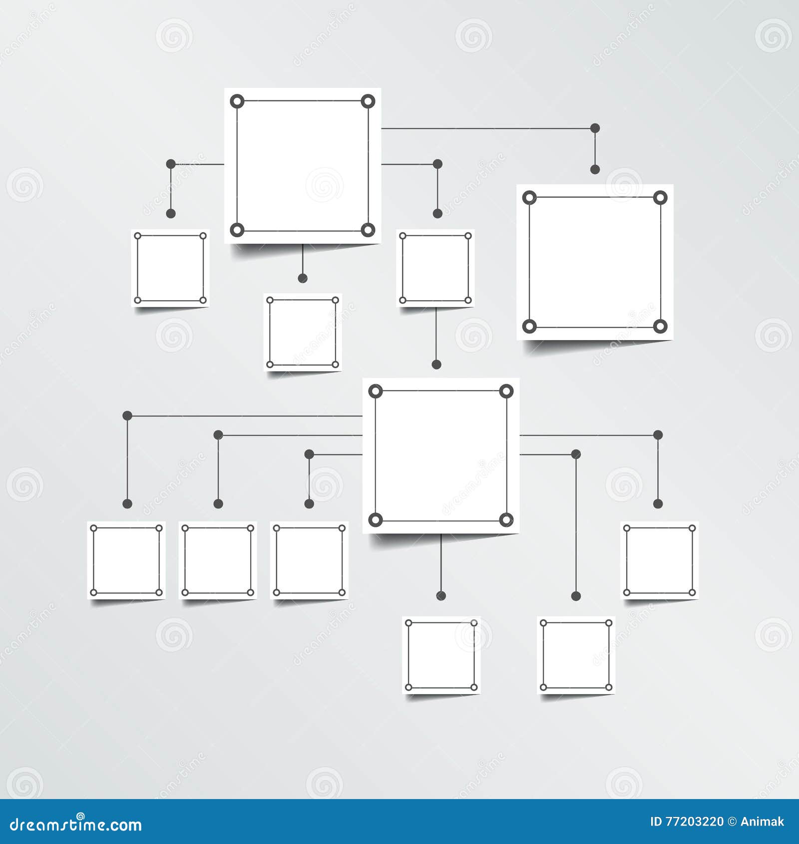 Organigramme Infographic illustration de vecteur. Illustration du ...