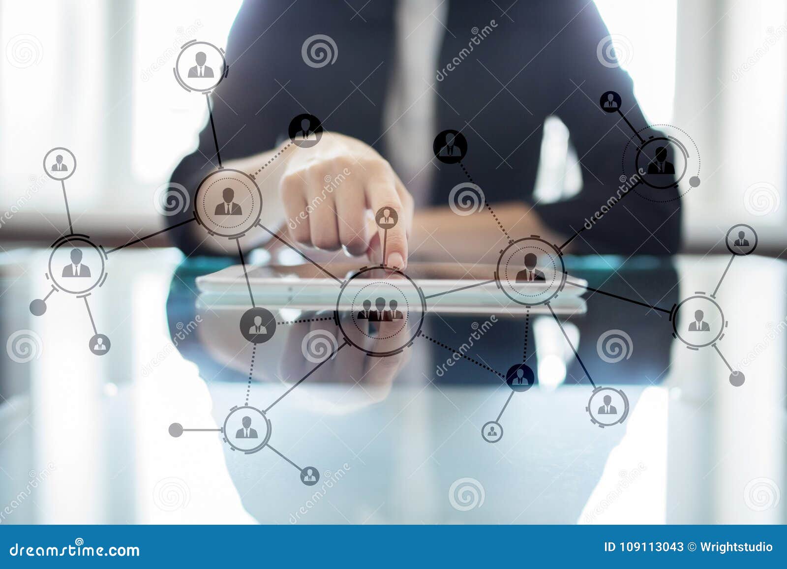 Organisation Structure. People`s Social Network. Business and ...