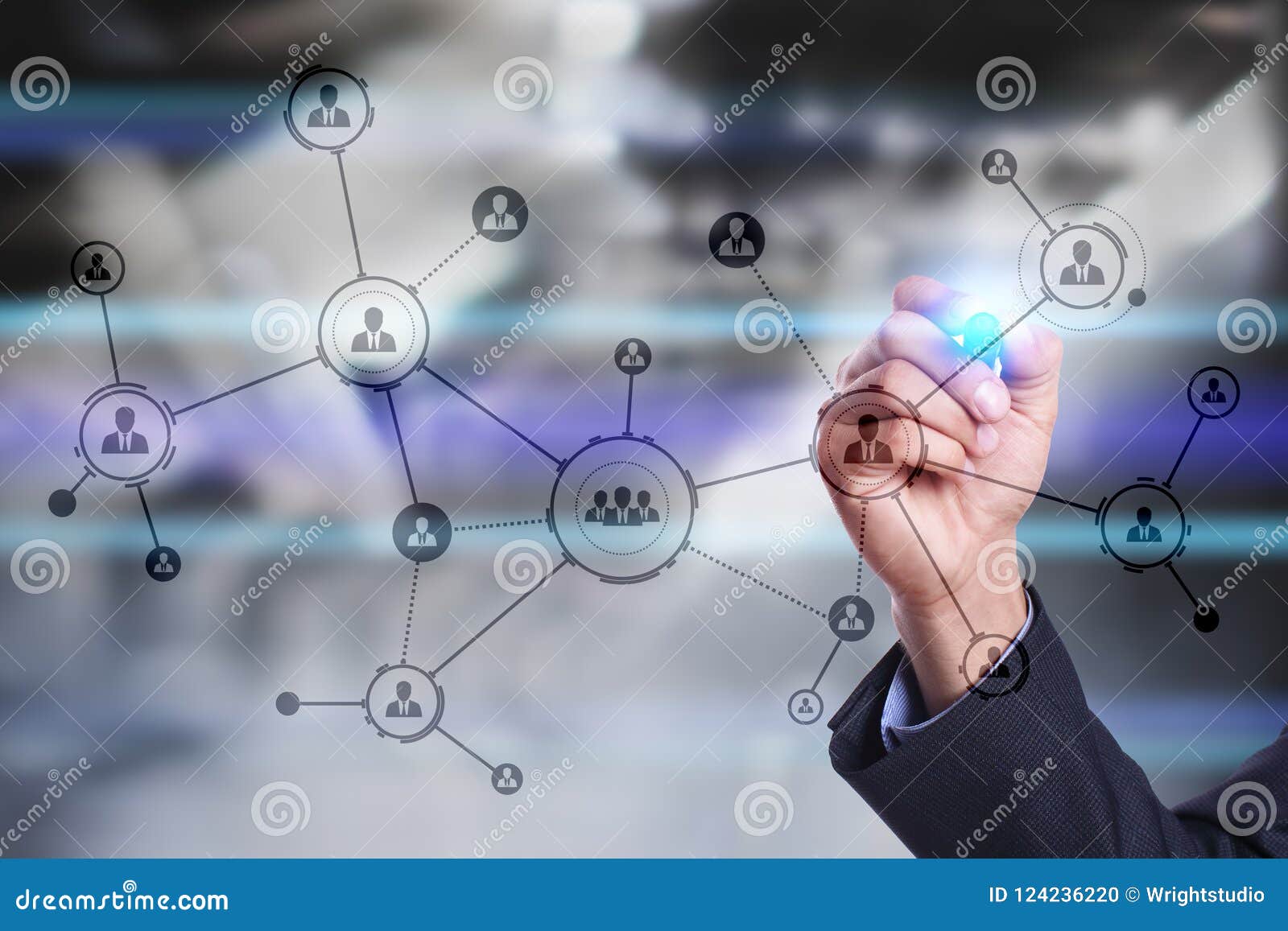 Organisation Structure. People`s Social Network. Business and ...