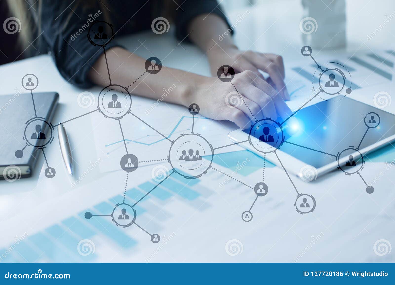 Organisation Structure. People`s Social Network. Business and ...