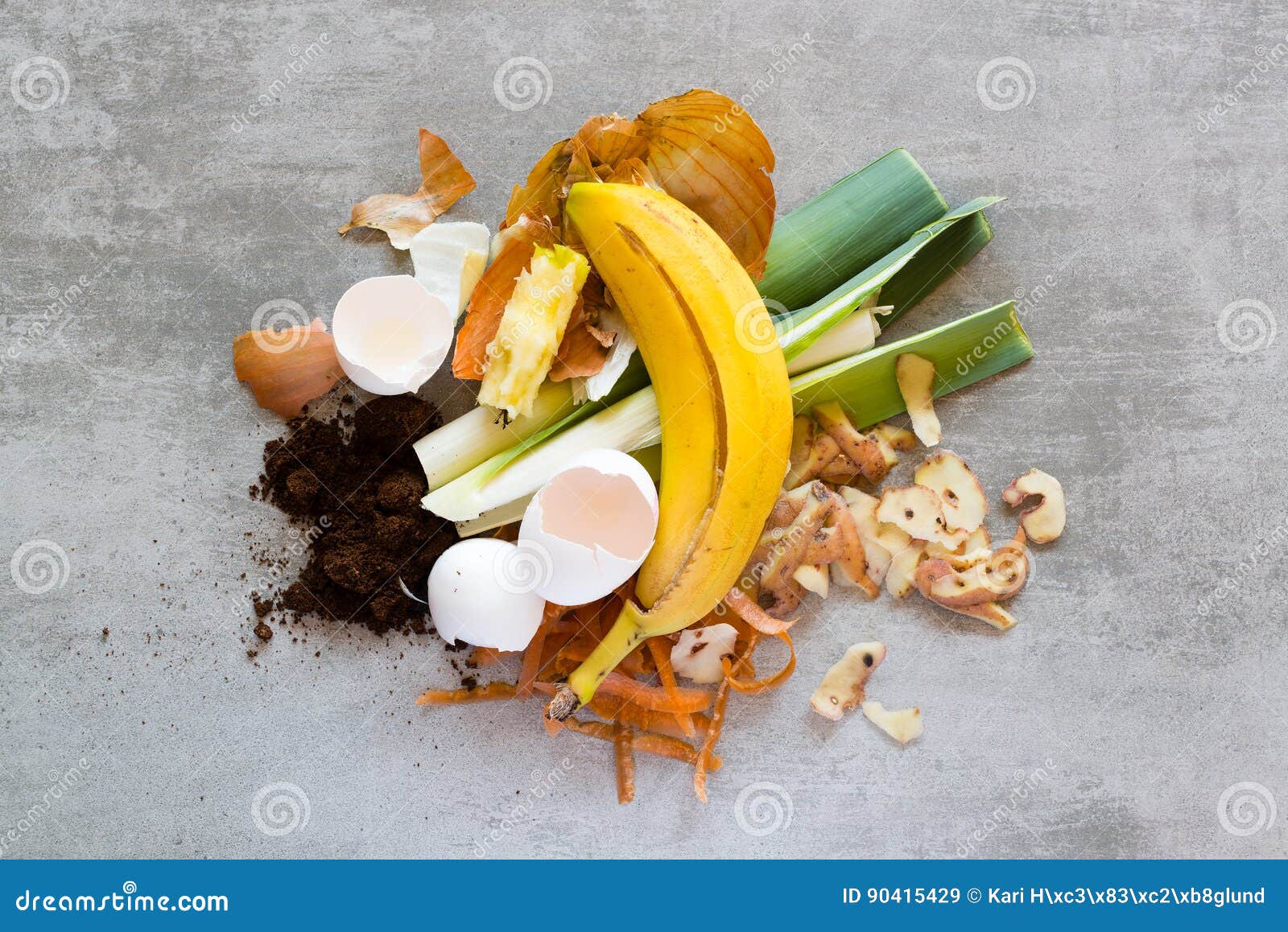 Organisch Afval Om Compost Te Maken Stock Afbeelding - Image of milieu ...