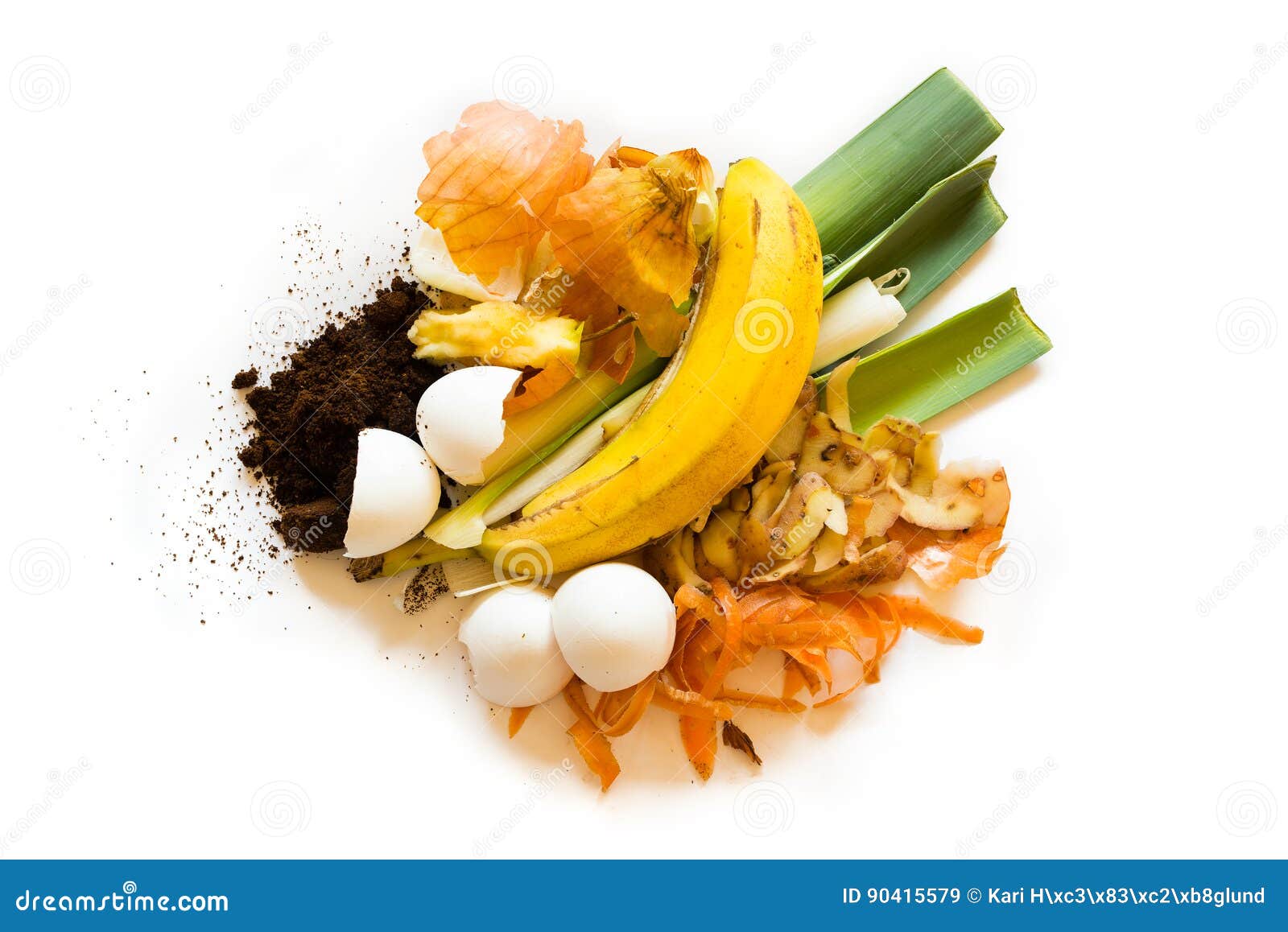 Organisch Afval Om Compost Te Maken Stock Afbeelding - Image of nave ...